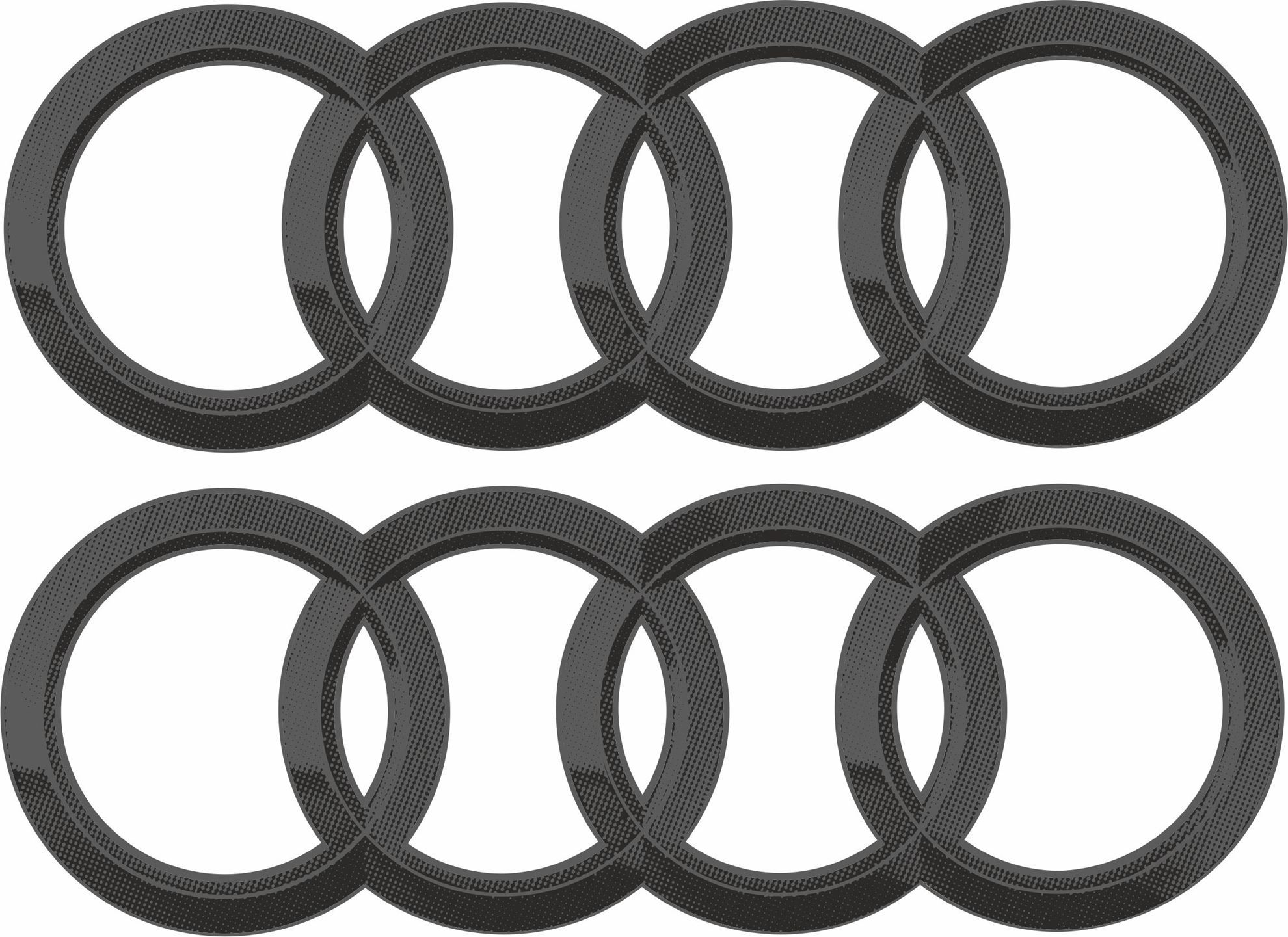 Zen Graphics - Audi Rings Decals / Stickers