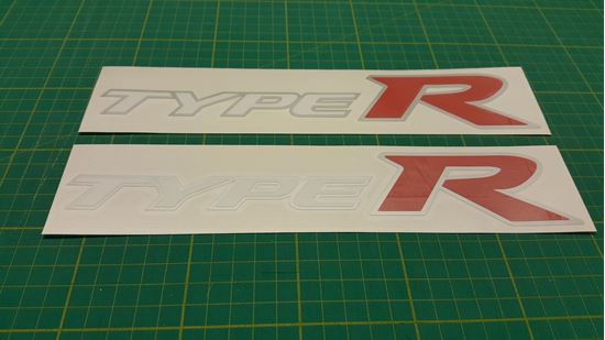 Zen Graphics - Honda Civic FN2 Type R replacement side Decals / Stickers