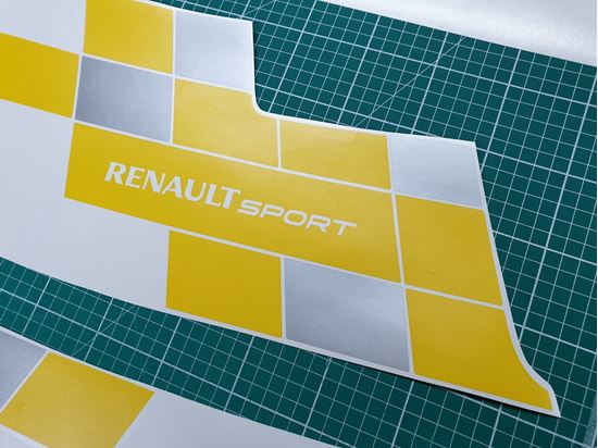 Zen Graphics - Megane MK2 Decals / Stickers YELLOW & SILVER