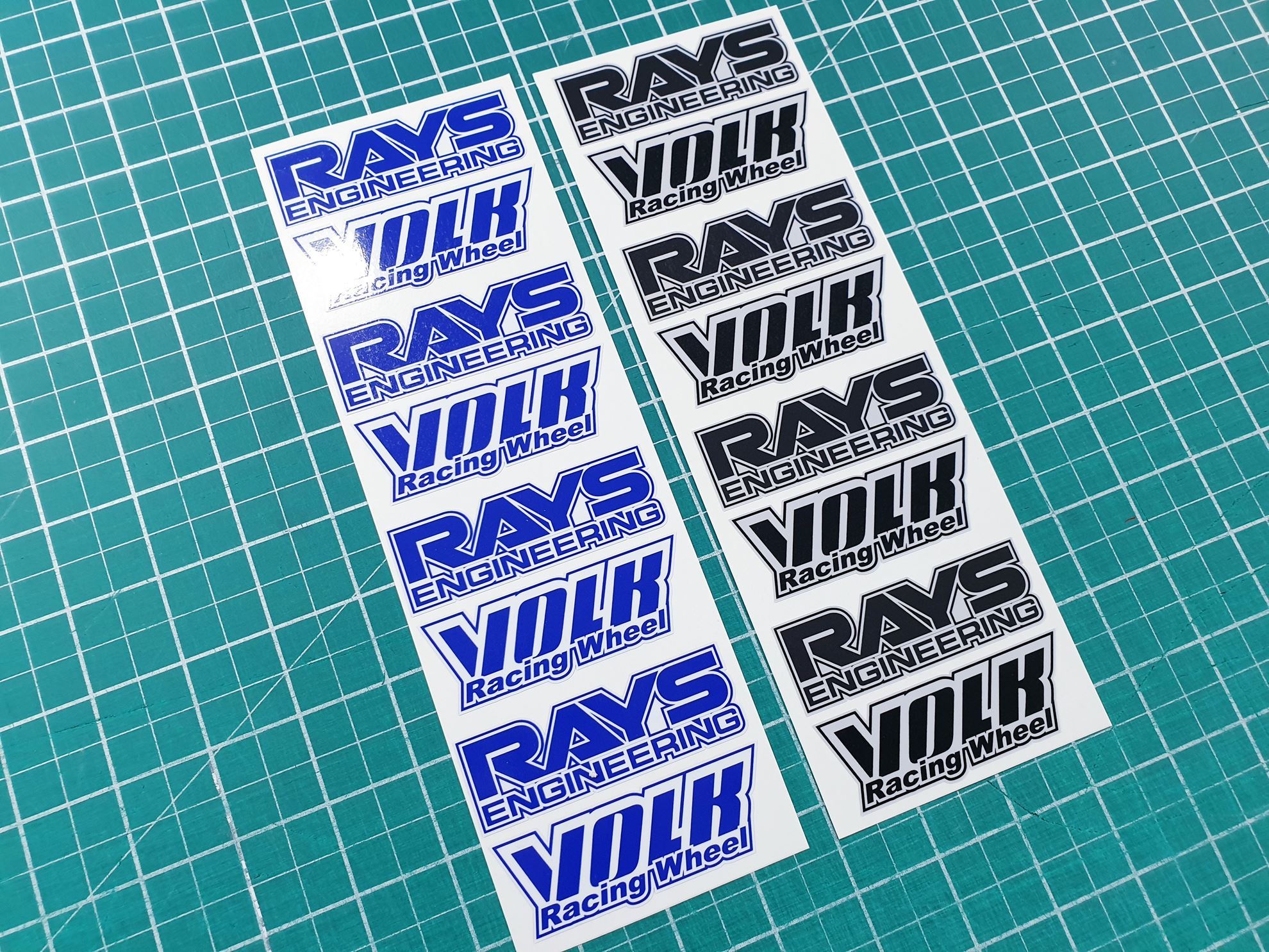 Zen Graphics - Rays Engineering / Volk Racing Wheel replacement Decals ...