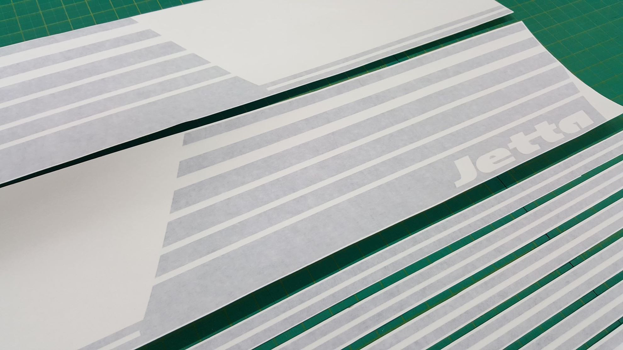 Zen Graphics - VW Jetta MK2 Double side and rear quarter Stickers / Stripes