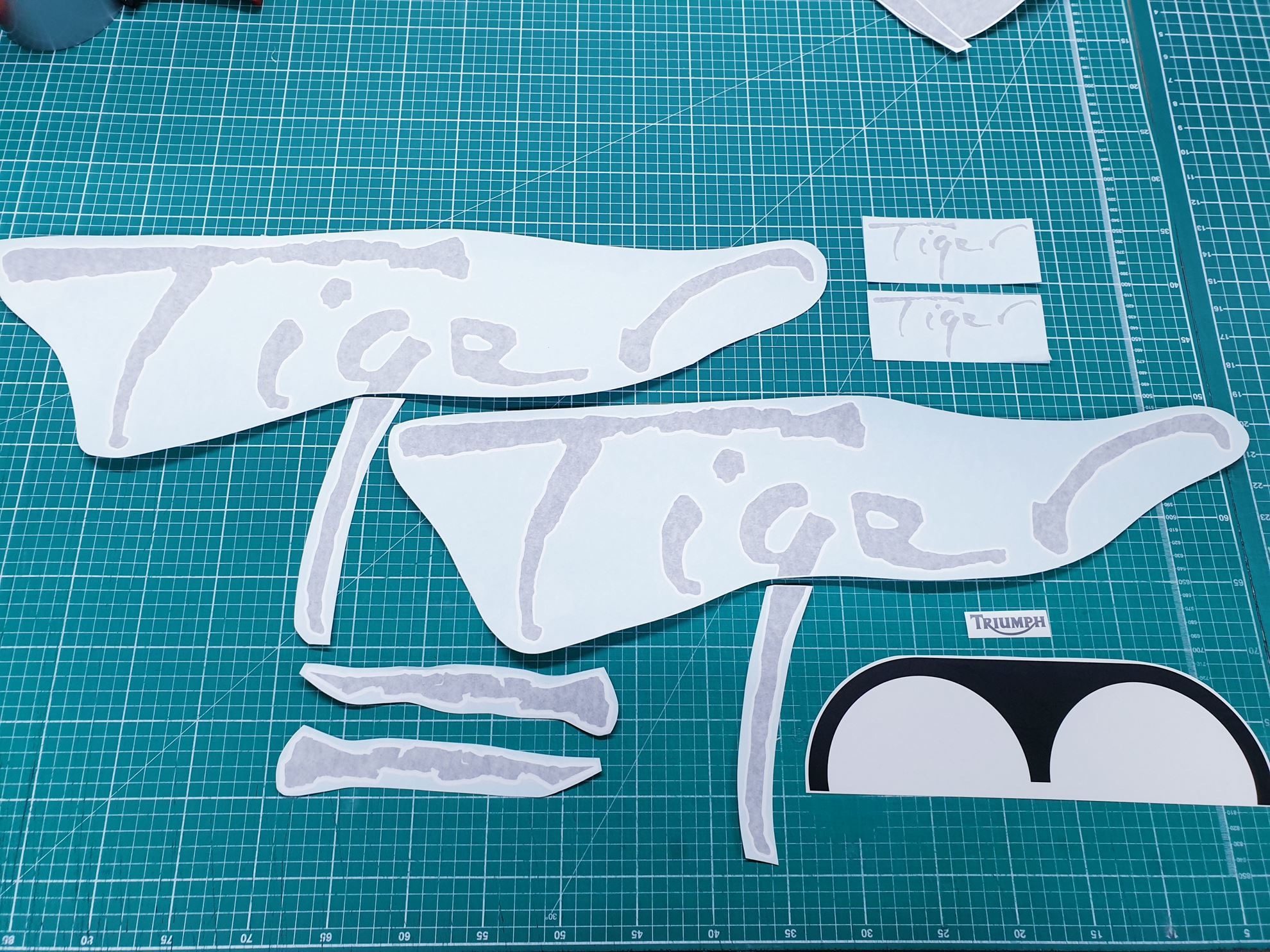 Zen Graphics - Triumph Tiger Black Bike 900 1993 - 1998 replacement ...