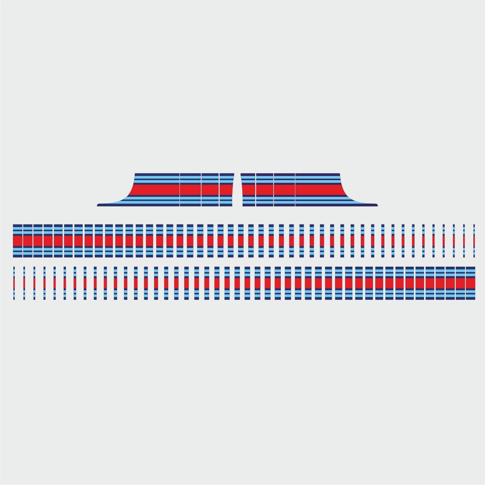 Zen Graphics - 991 Martini theme Stripes