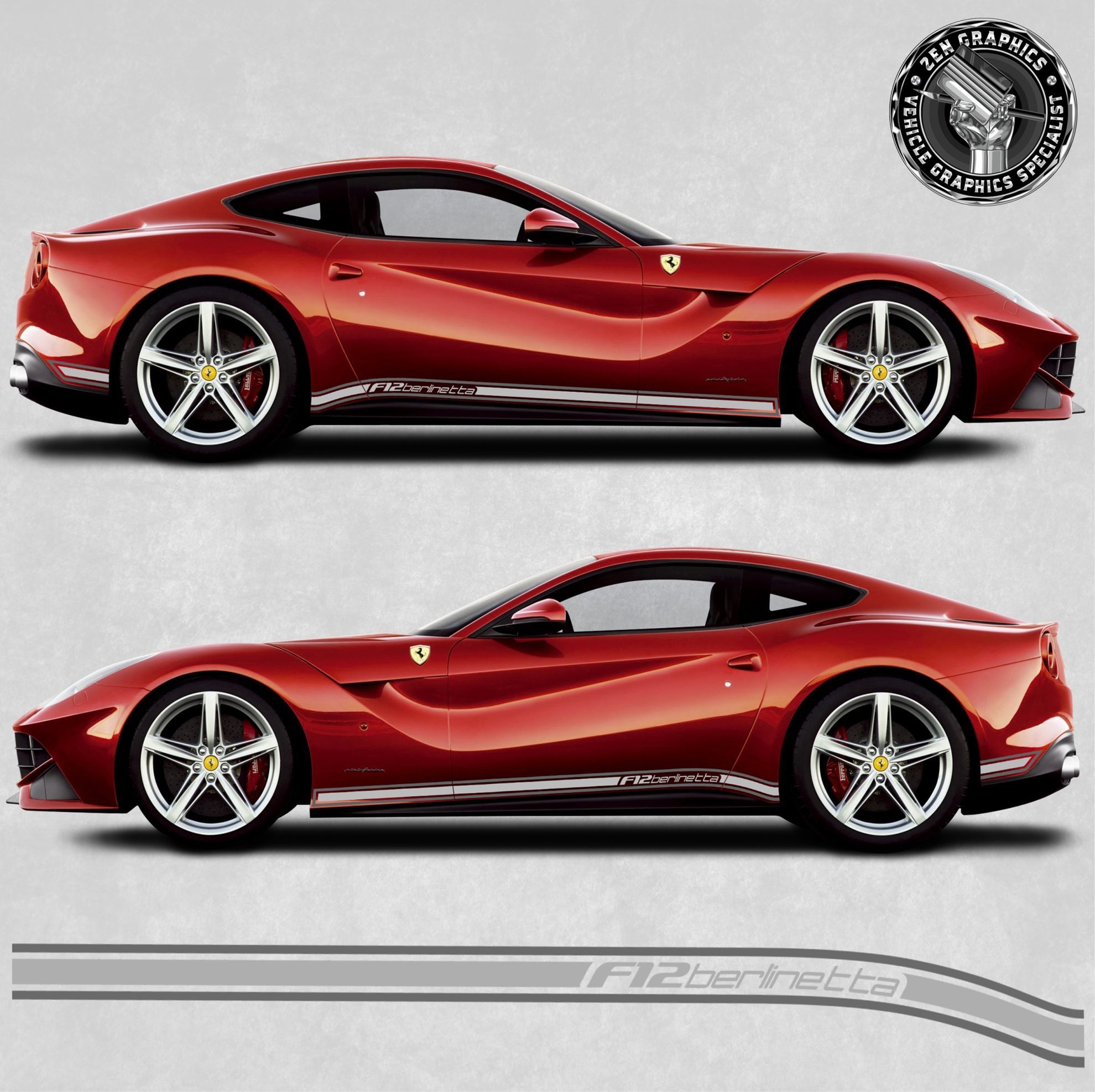 Zen Graphics - Ferrari F12 Berlinetta side Stripes