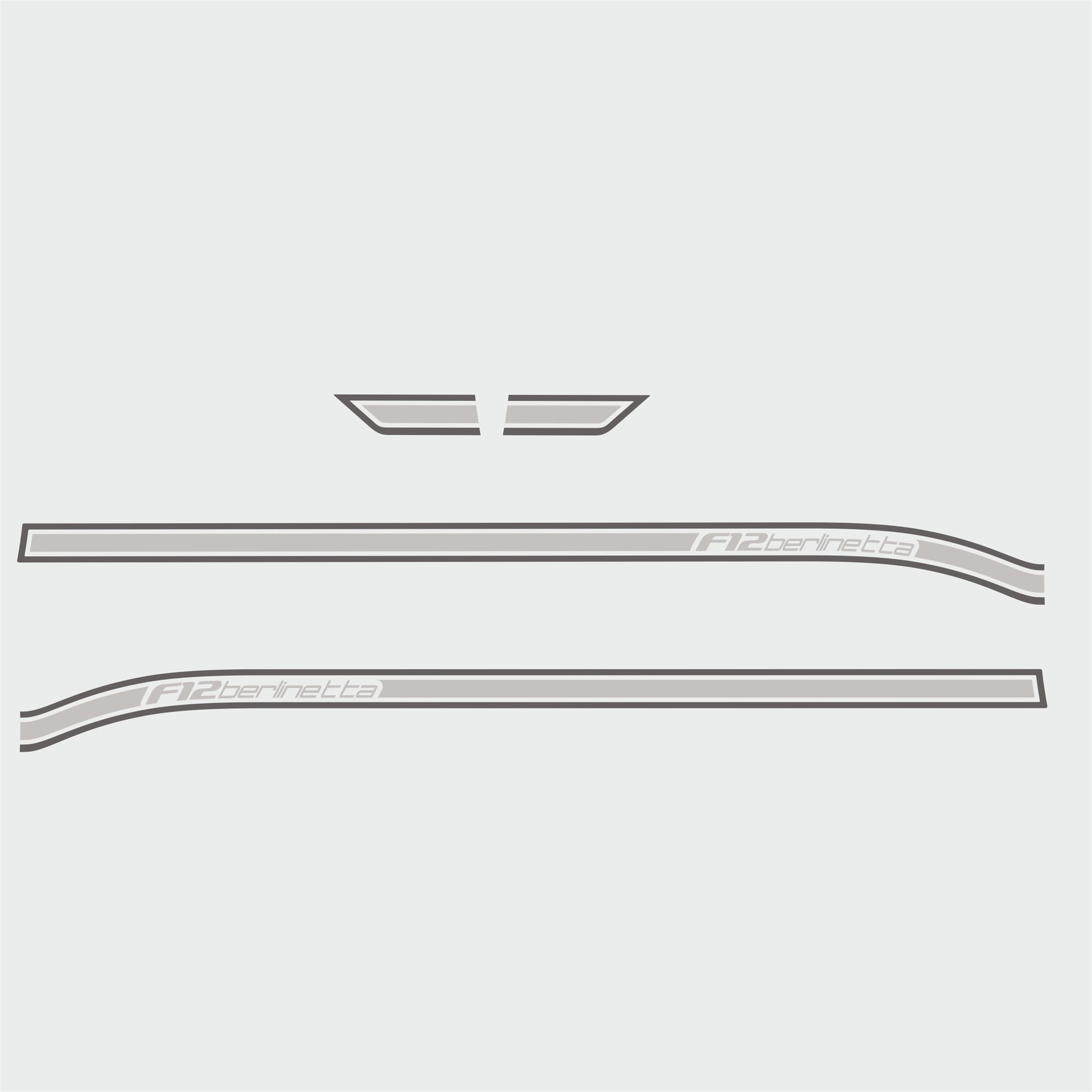 Zen Graphics - Ferrari F12 Berlinetta side Stripes