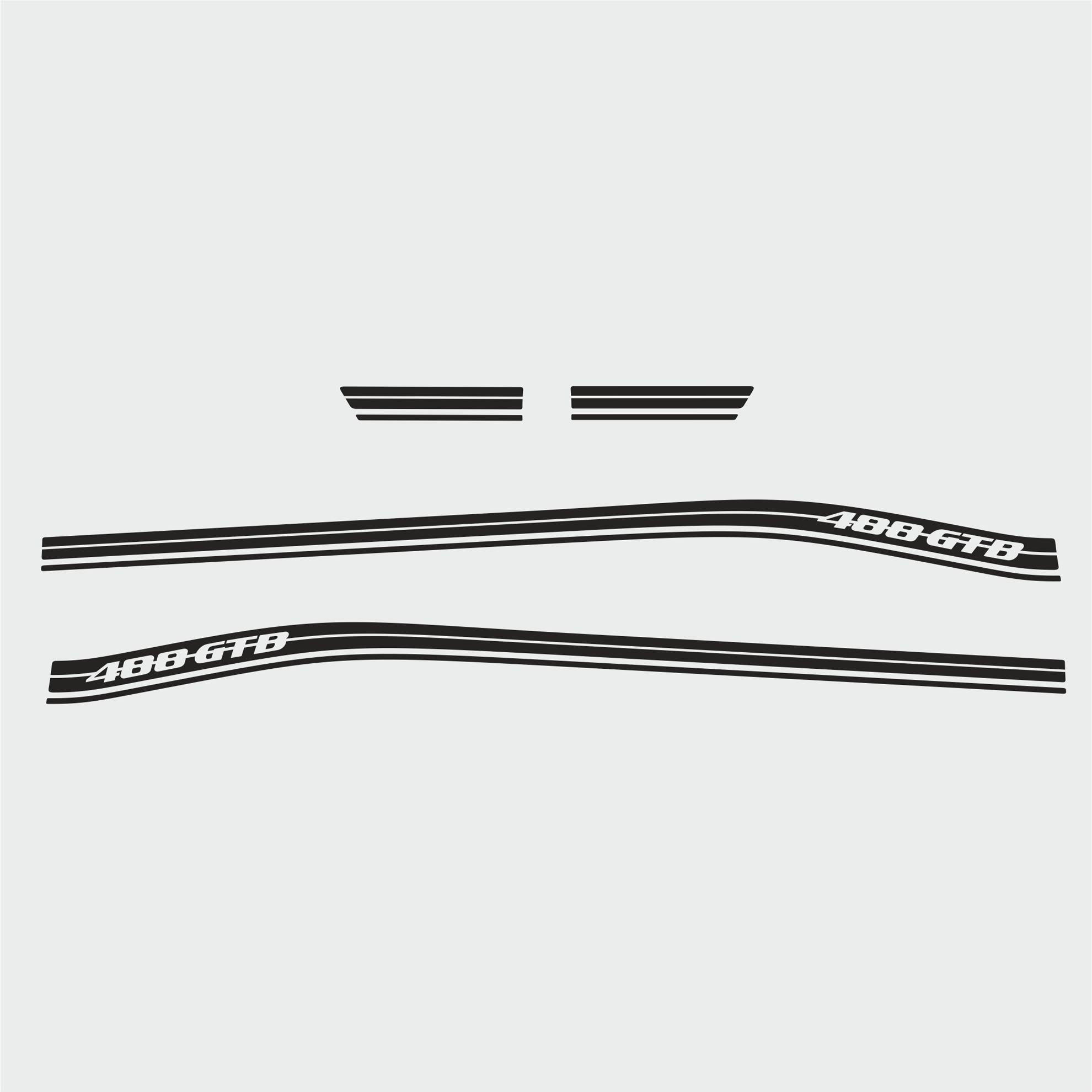 Zen Graphics - Ferrari 488 GTB side Stripes