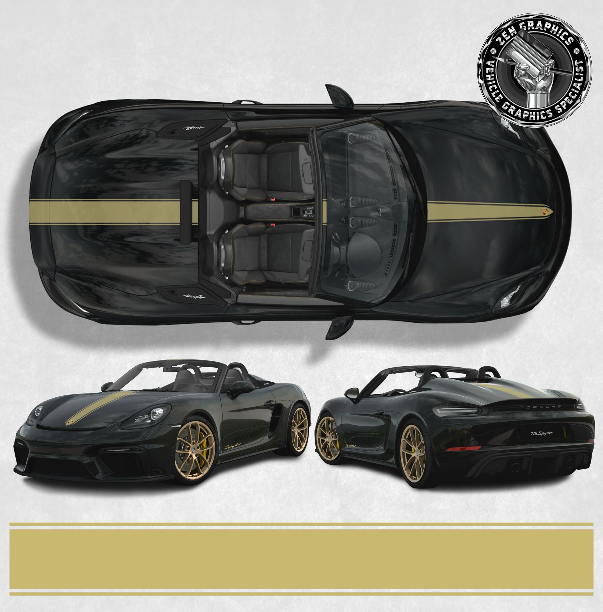 Zen Graphics - 718 Spyder over the top Stripes