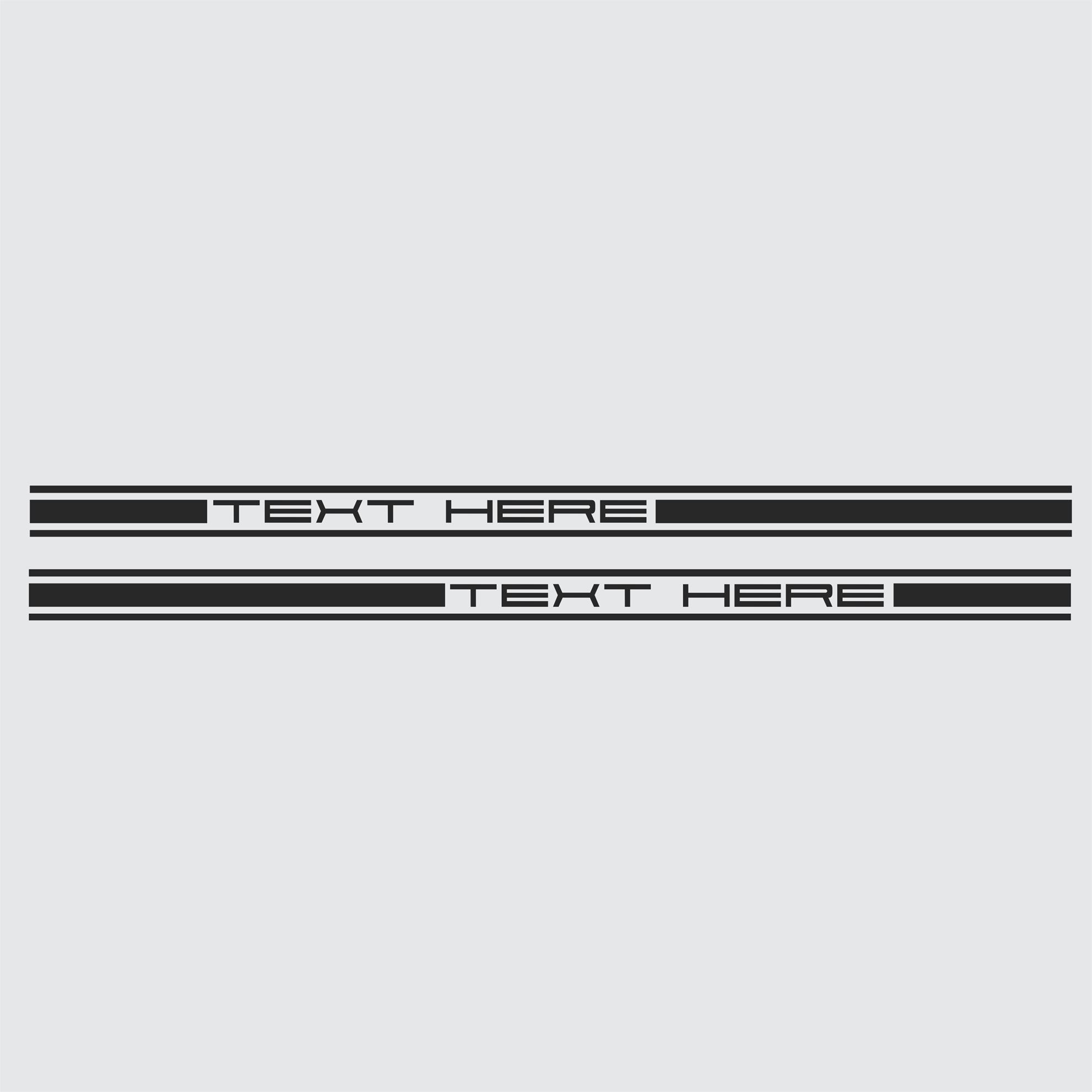 Zen Graphics - fits all 911 variants - Custom Side Stripes