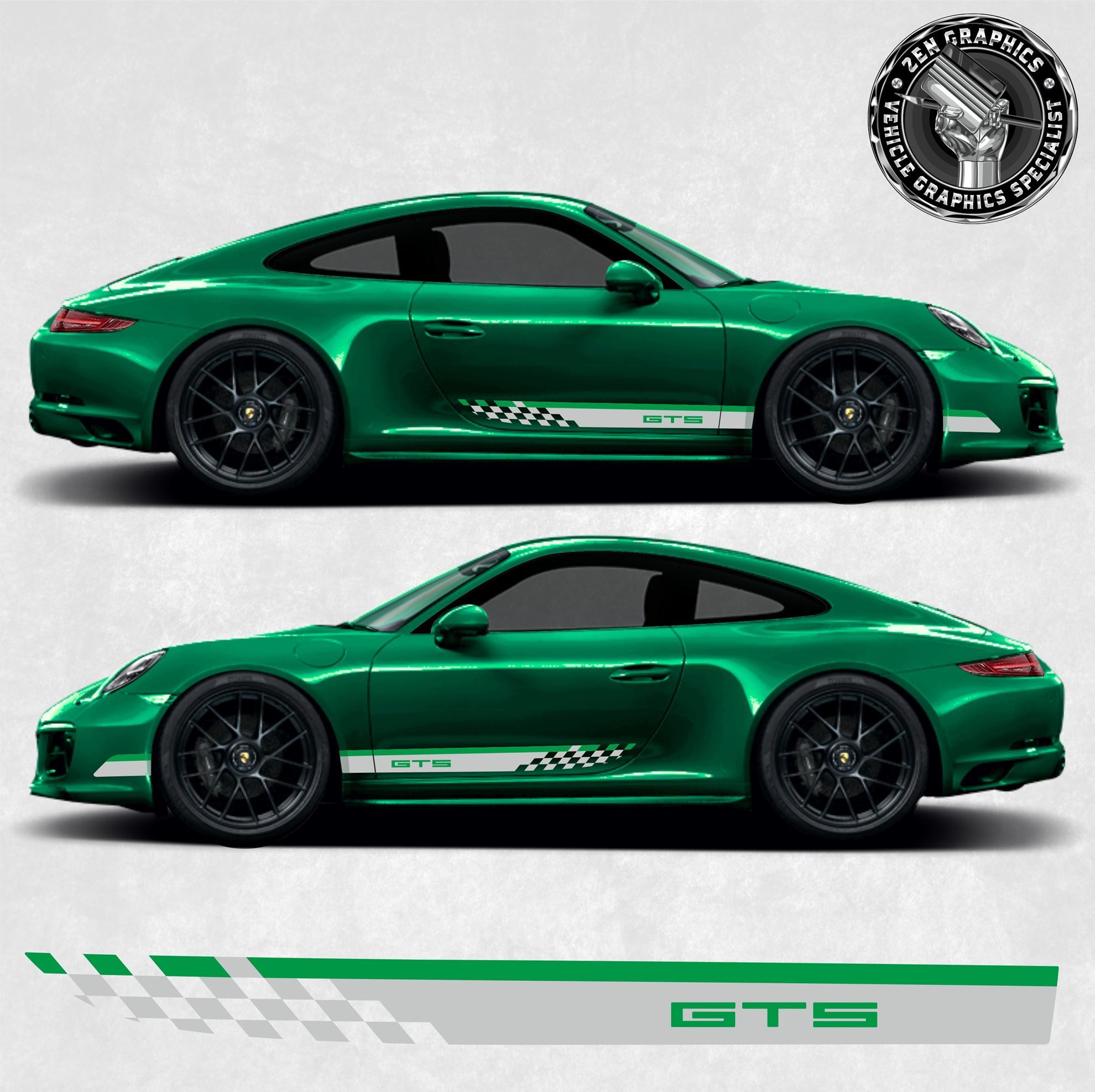 Zen Graphics - 992 / 991 side Stripes