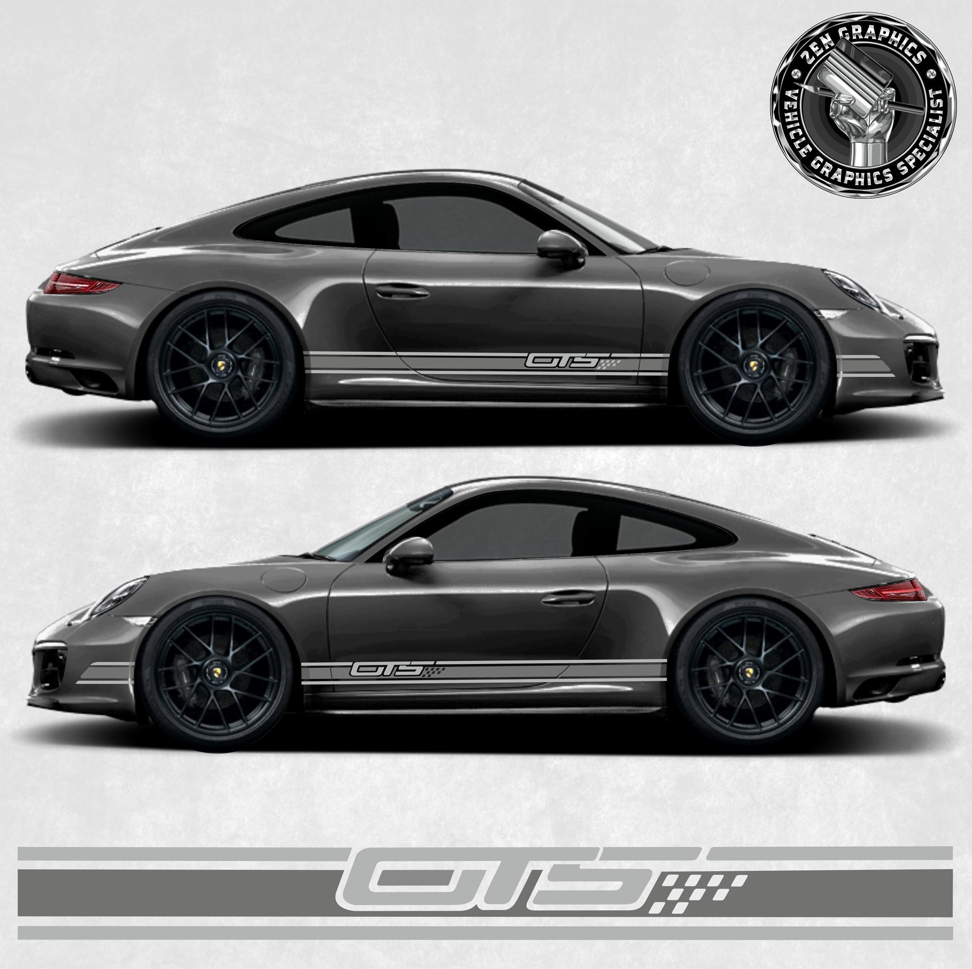 Zen Graphics - 992 / 991 GTS side Stripes