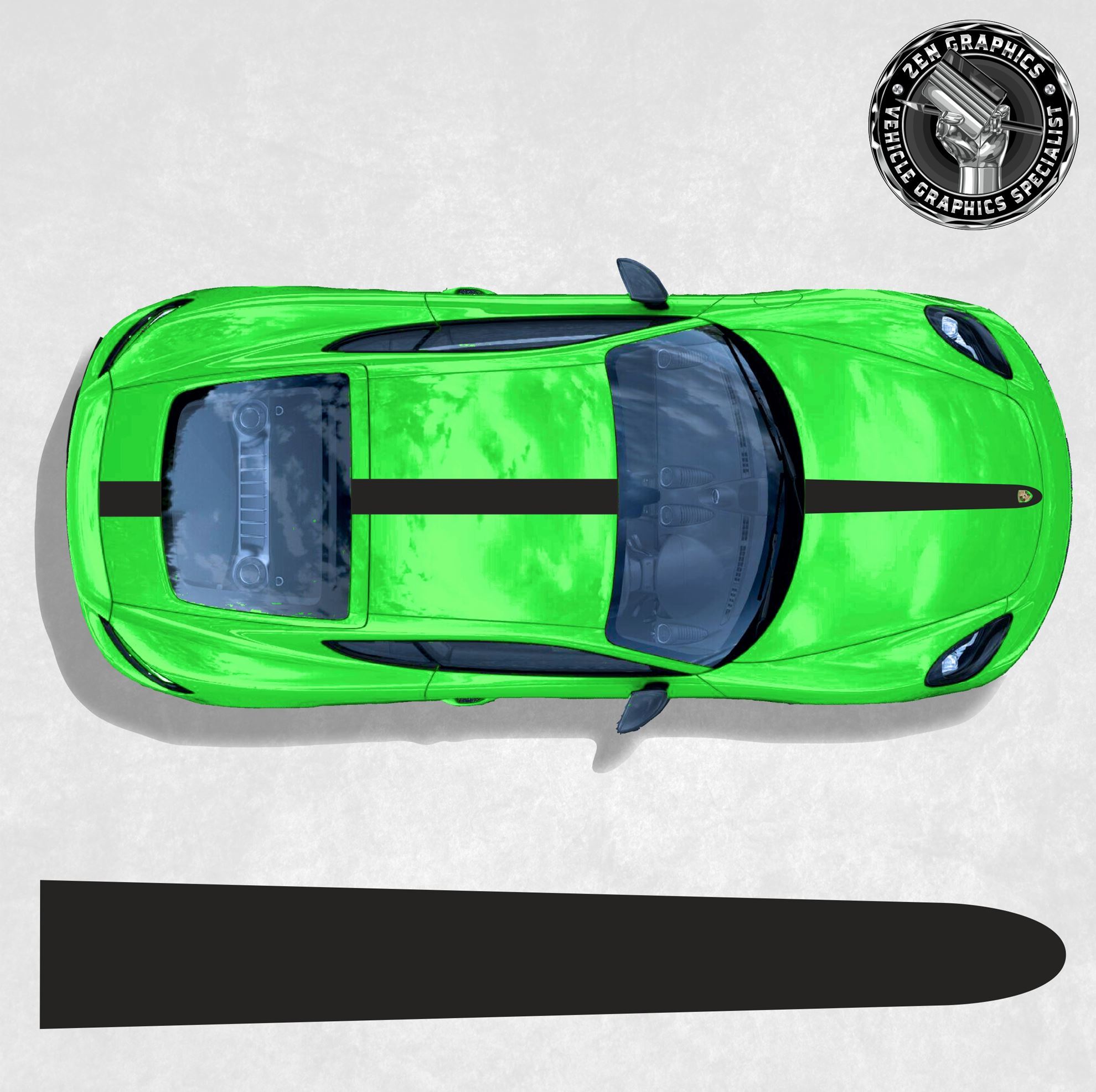 Zen Graphics - 718 Cayman over the top Stripes
