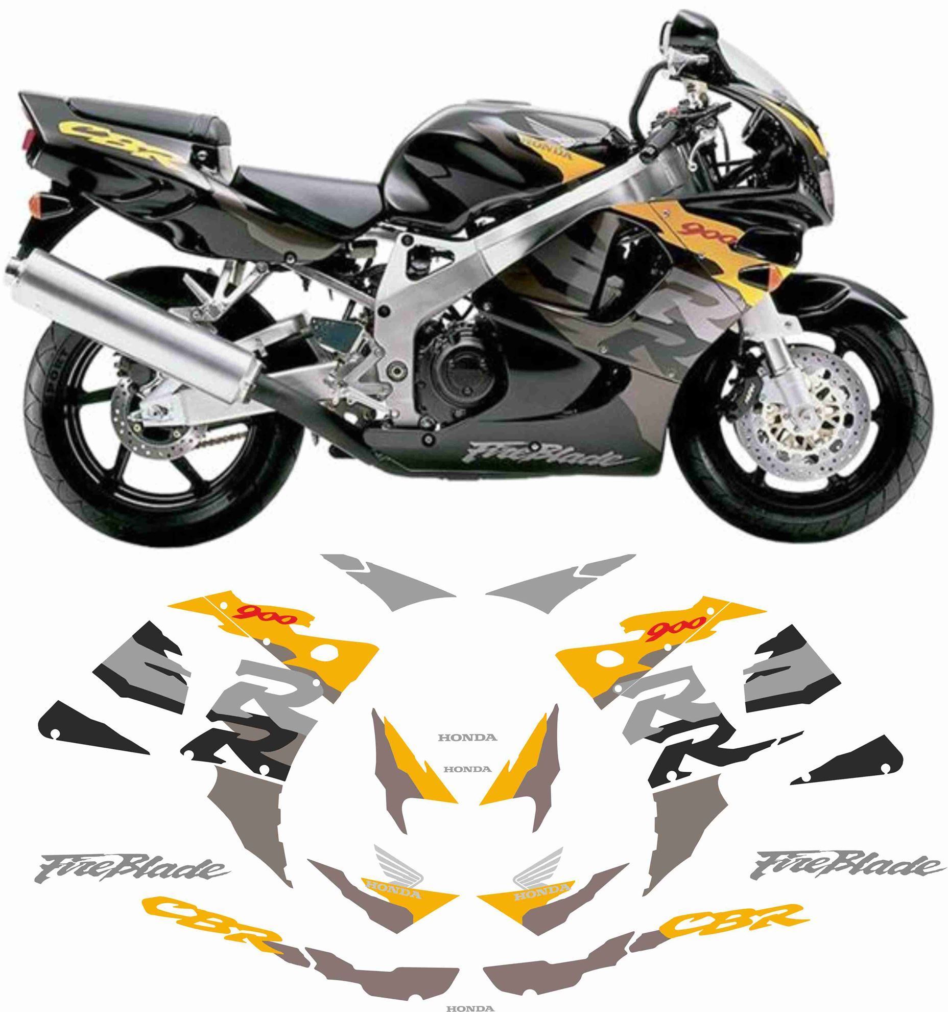 Zen Graphics - Honda CBR 900RR Fireblade 1996 - 1997 replacement Decals ...