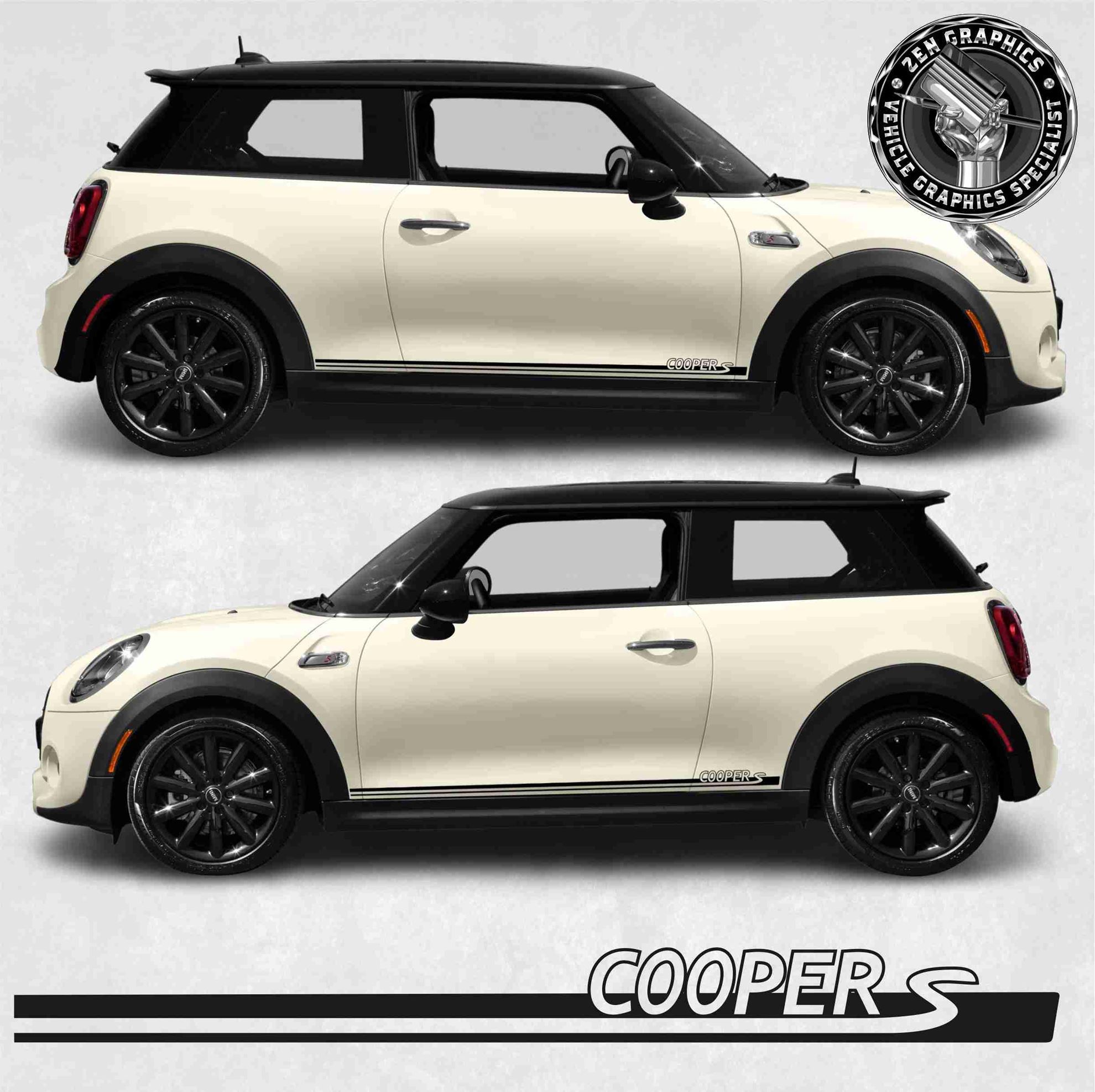 Zen Graphics - Mini R56 & F56 Cooper S side Stripes