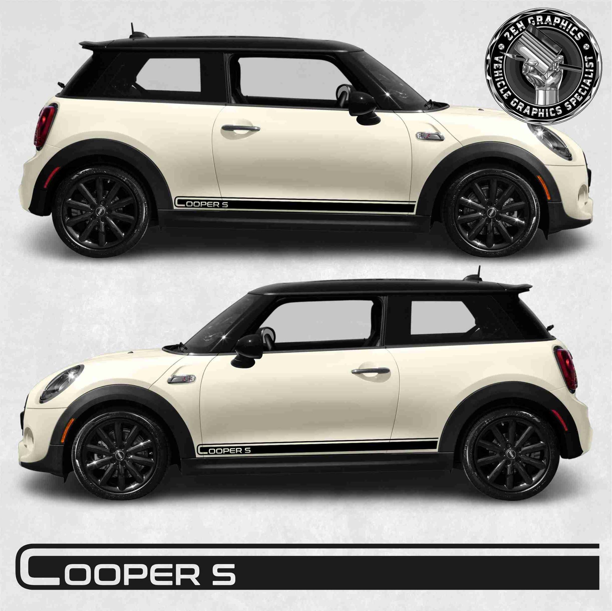 Zen Graphics - Mini R56 & F56 Cooper S side Stripes