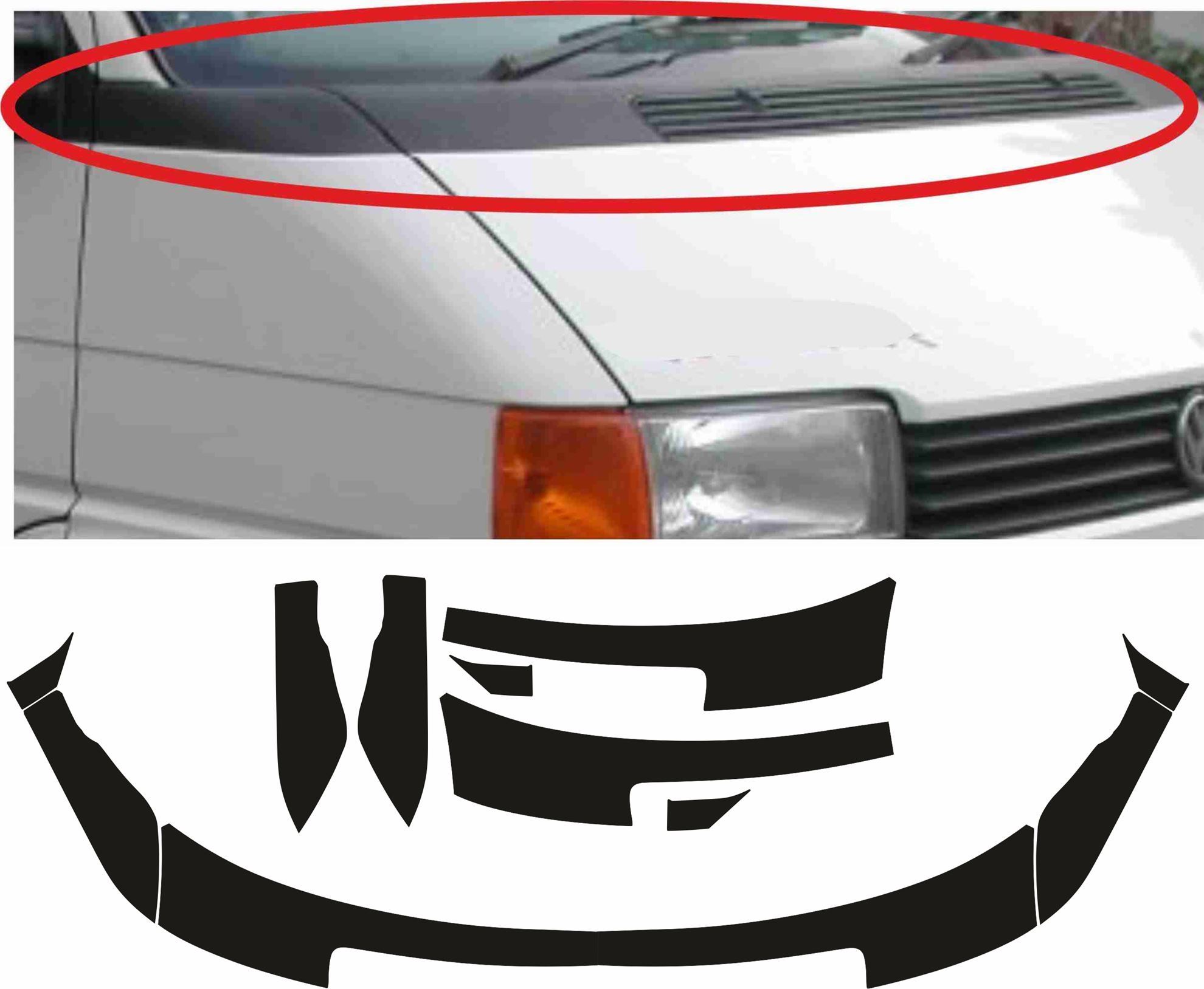 Zen Graphics - VW T4 Multivan / Eurovan / Allstar / Caravelle Bonnet Mudwing Vinyl