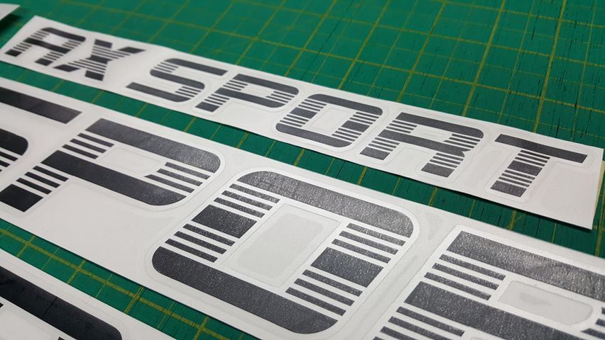 Zen Graphics - AX Sport replacement Decals / Stickers