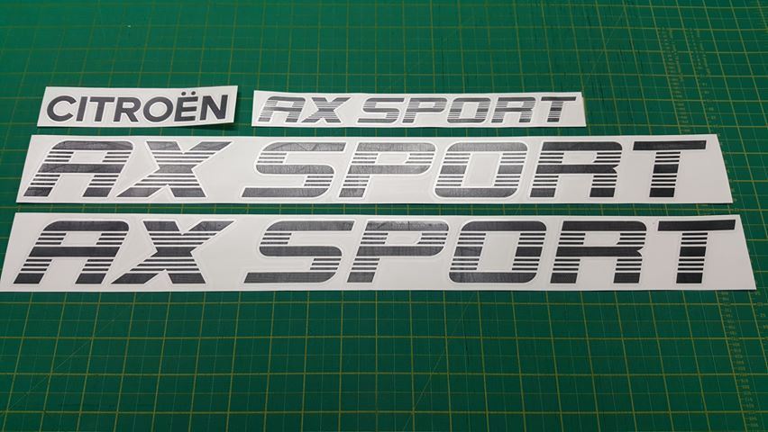 Zen Graphics - AX Sport replacement Decals / Stickers