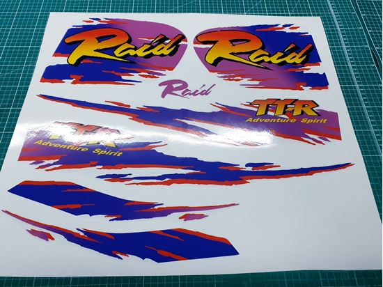 Zen Graphics - Yamaha TT250R Raid 2007 replacement Decals / Stickers