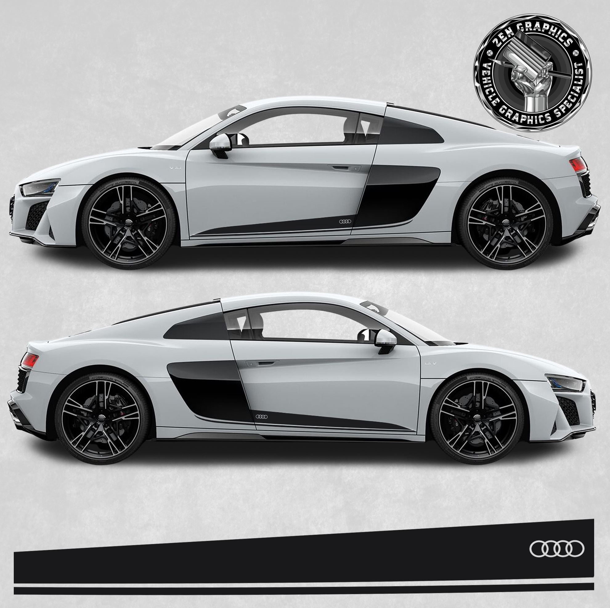Zen Graphics - R8 side Stripes