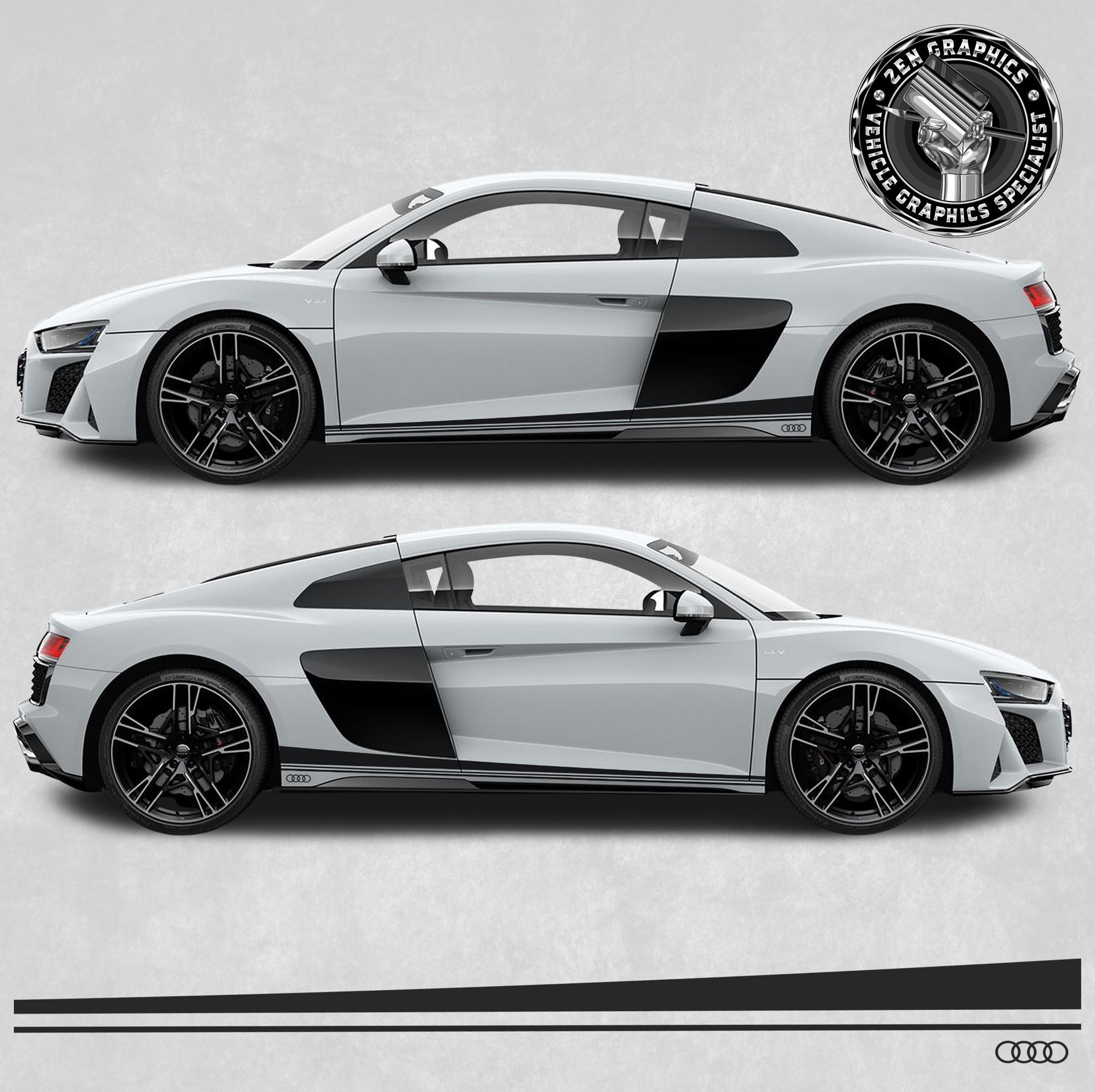 Zen Graphics - R8 side Stripes