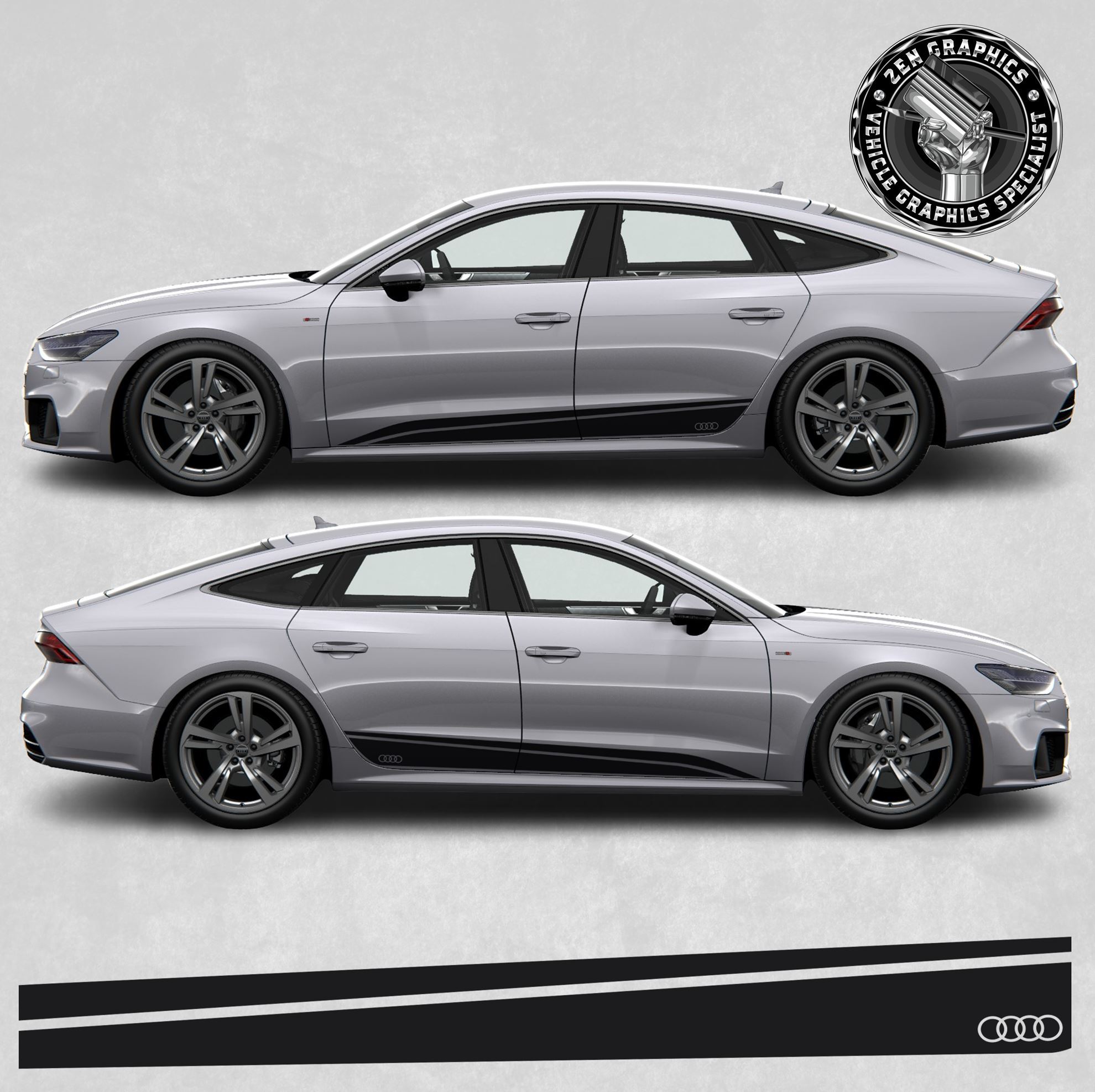 Zen Graphics - A7 side Stripes
