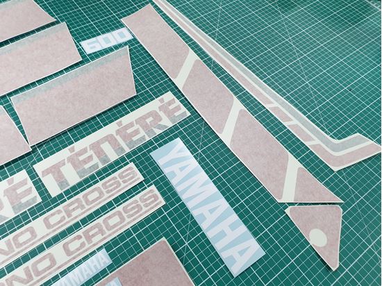 Zen Graphics - Yamaha XT600 Super Tenere 1988 - 1990 replacement Decals ...