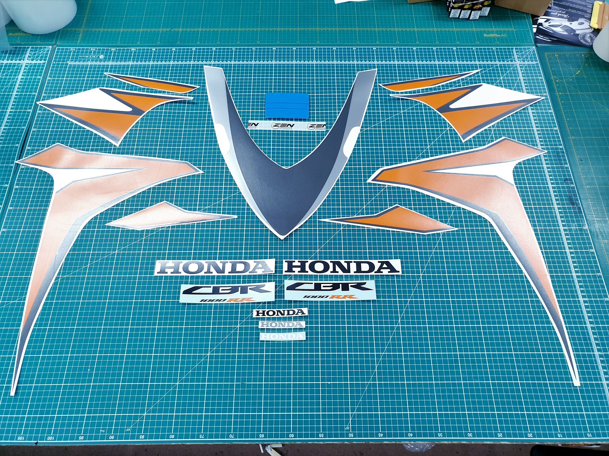 Zen Graphics - Honda CBR 1000RR USA 2010 replacement Decals / Stickers