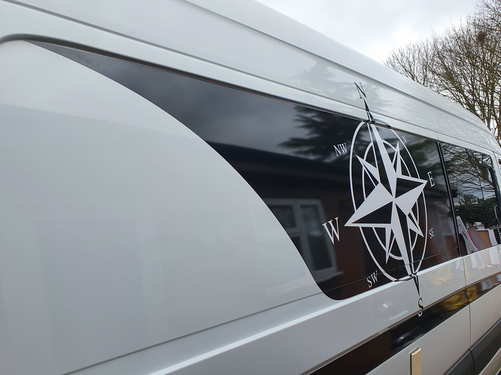 Zen Graphics - Mercedes Sprinter Long Wheel Base side Graphics kit