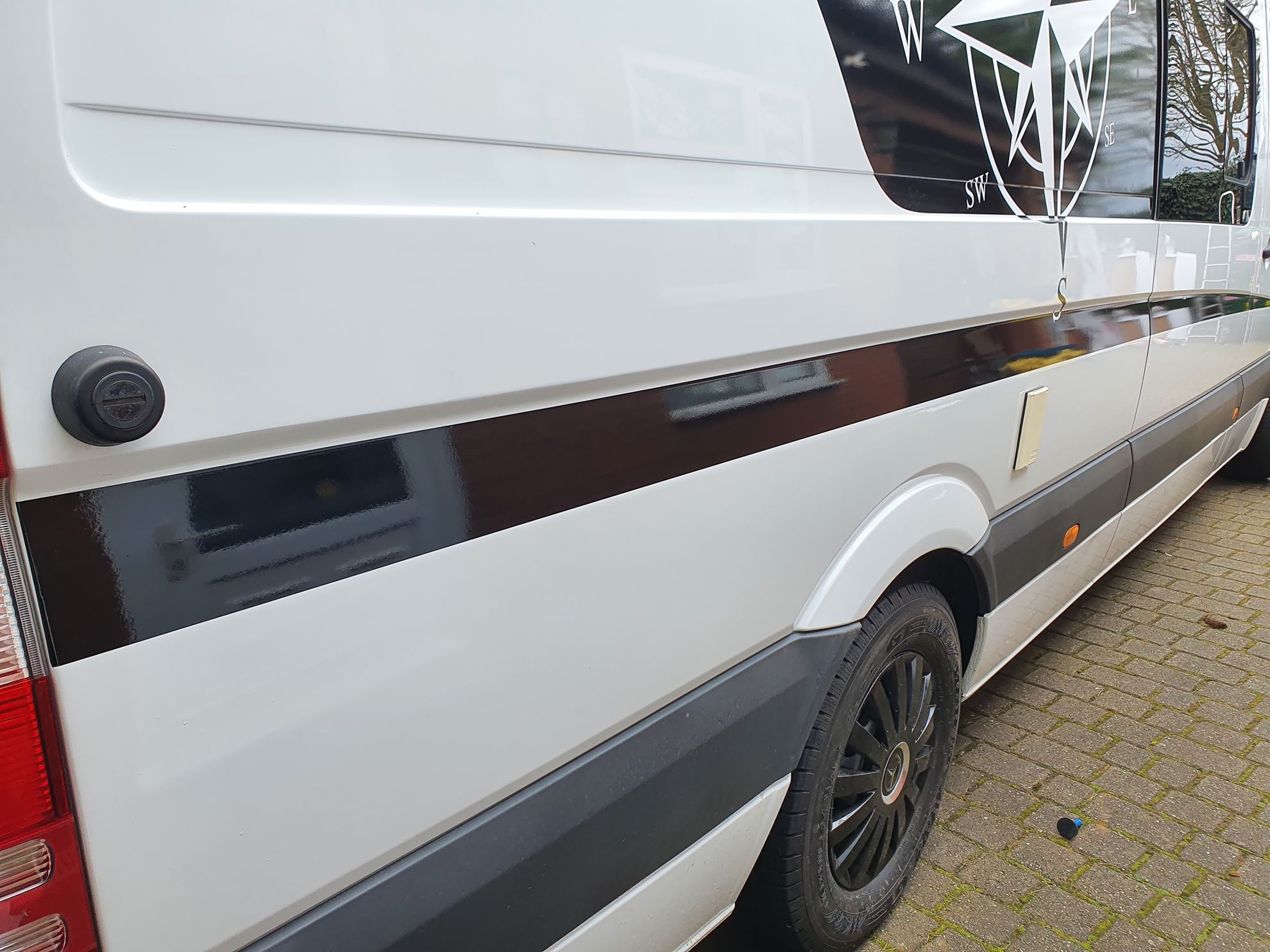 Zen Graphics - Mercedes Sprinter Long Wheel Base side Graphics kit