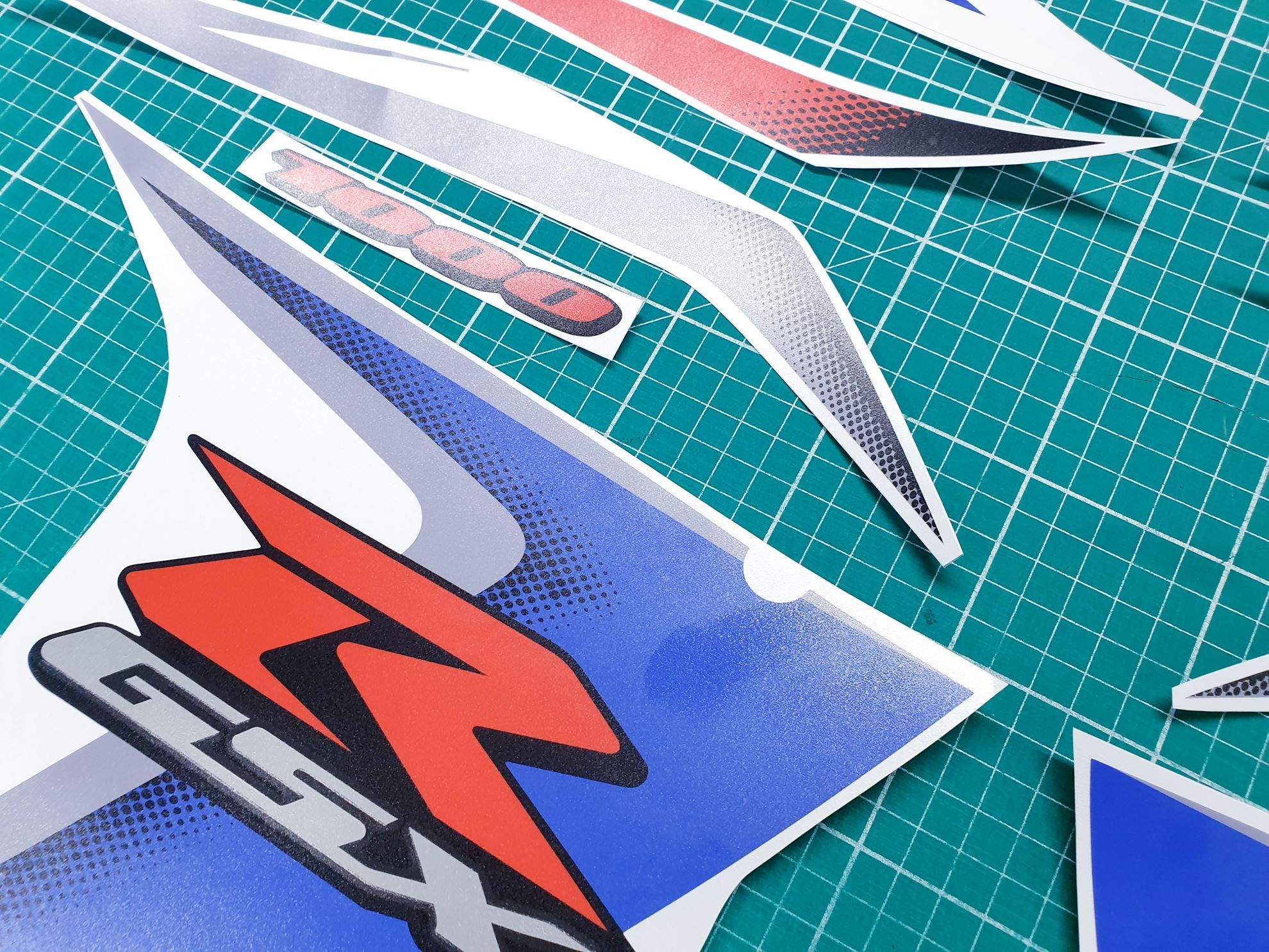 Zen Graphics - Suzuki GSX-R 1000 K8 2007 - 2008 replacement Decals ...