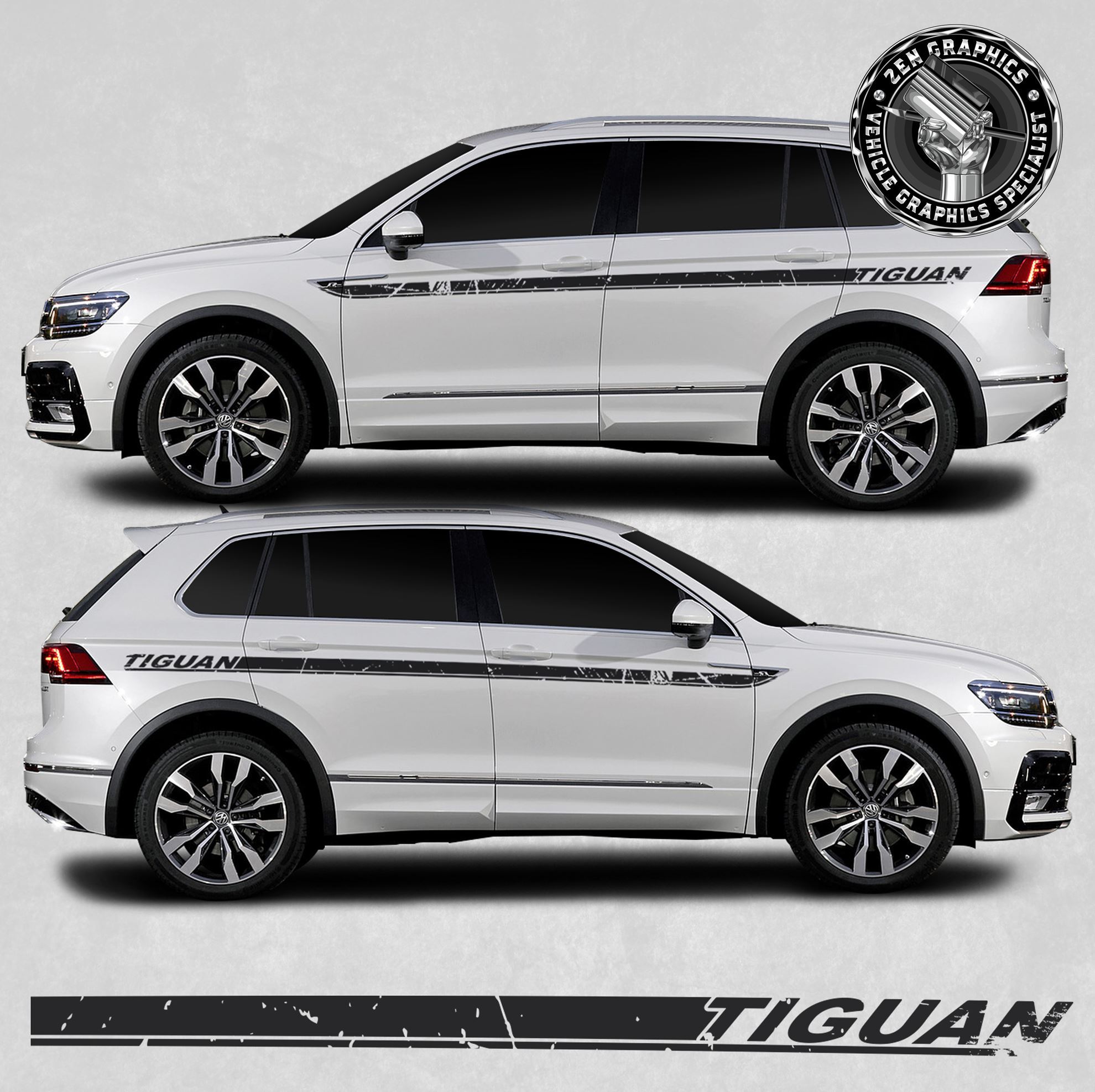Zen Graphics - Tiguan side Stripes / Stickers