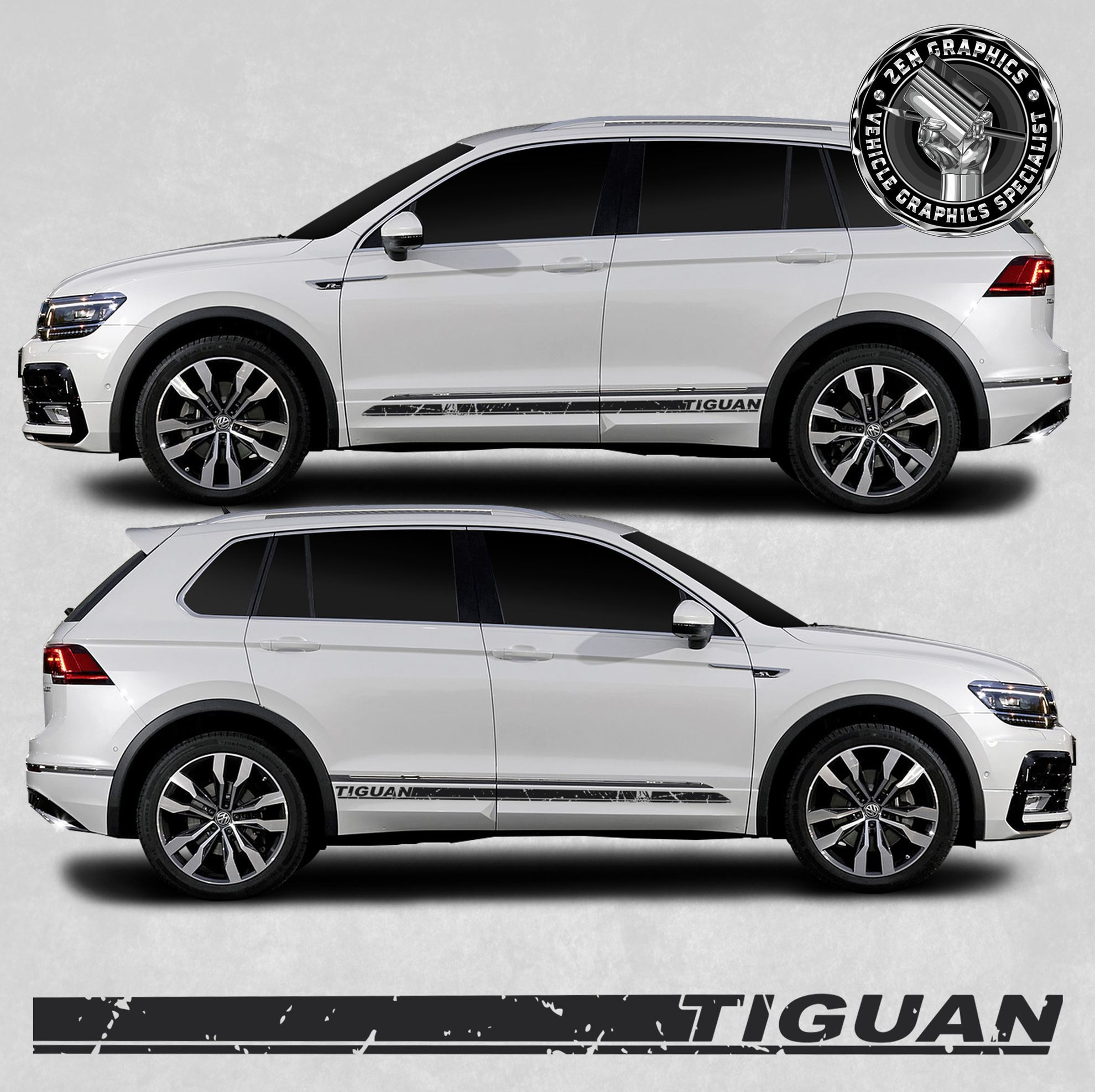 Zen Graphics - Tiguan side Stripes / Stickers