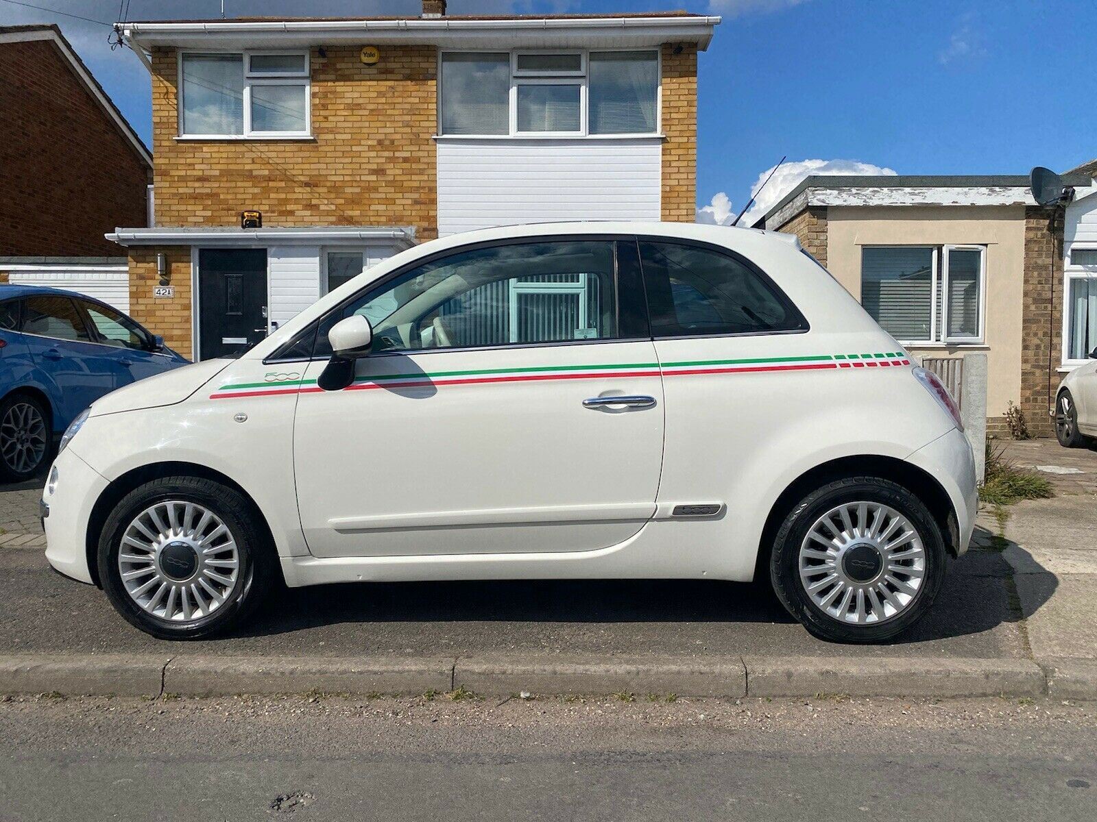 Zen Graphics - Fiat 500 Italian side Stripes / Stickers FACTORY FIT