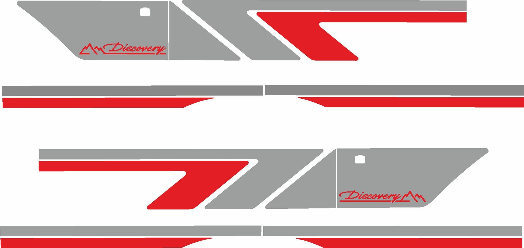Zen Graphics - Discovery series 1 replacement side Stripes / Stickers