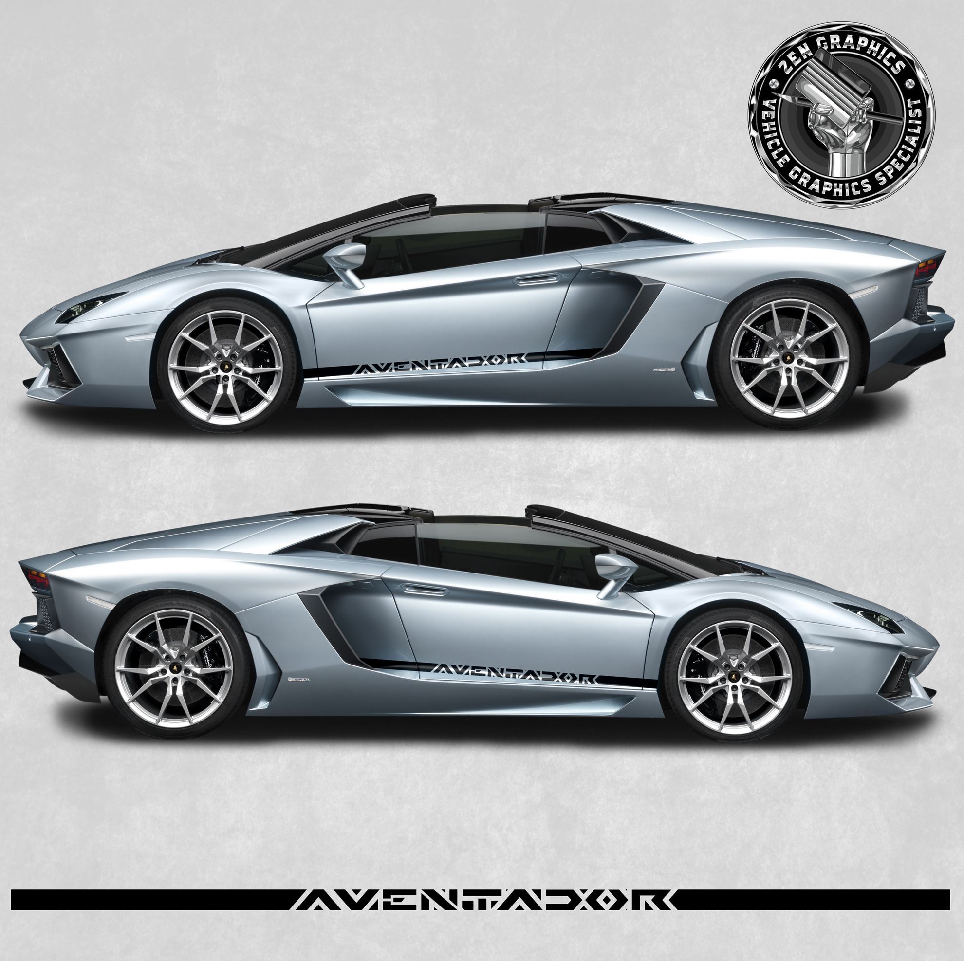 Zen Graphics - Aventador side Stripes
