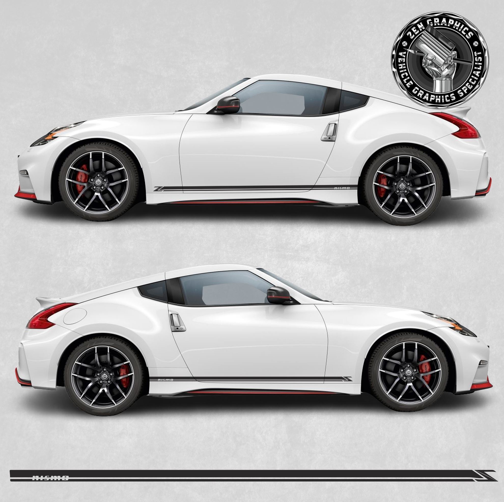 Zen Graphics - 370Z Nismo side Stripes