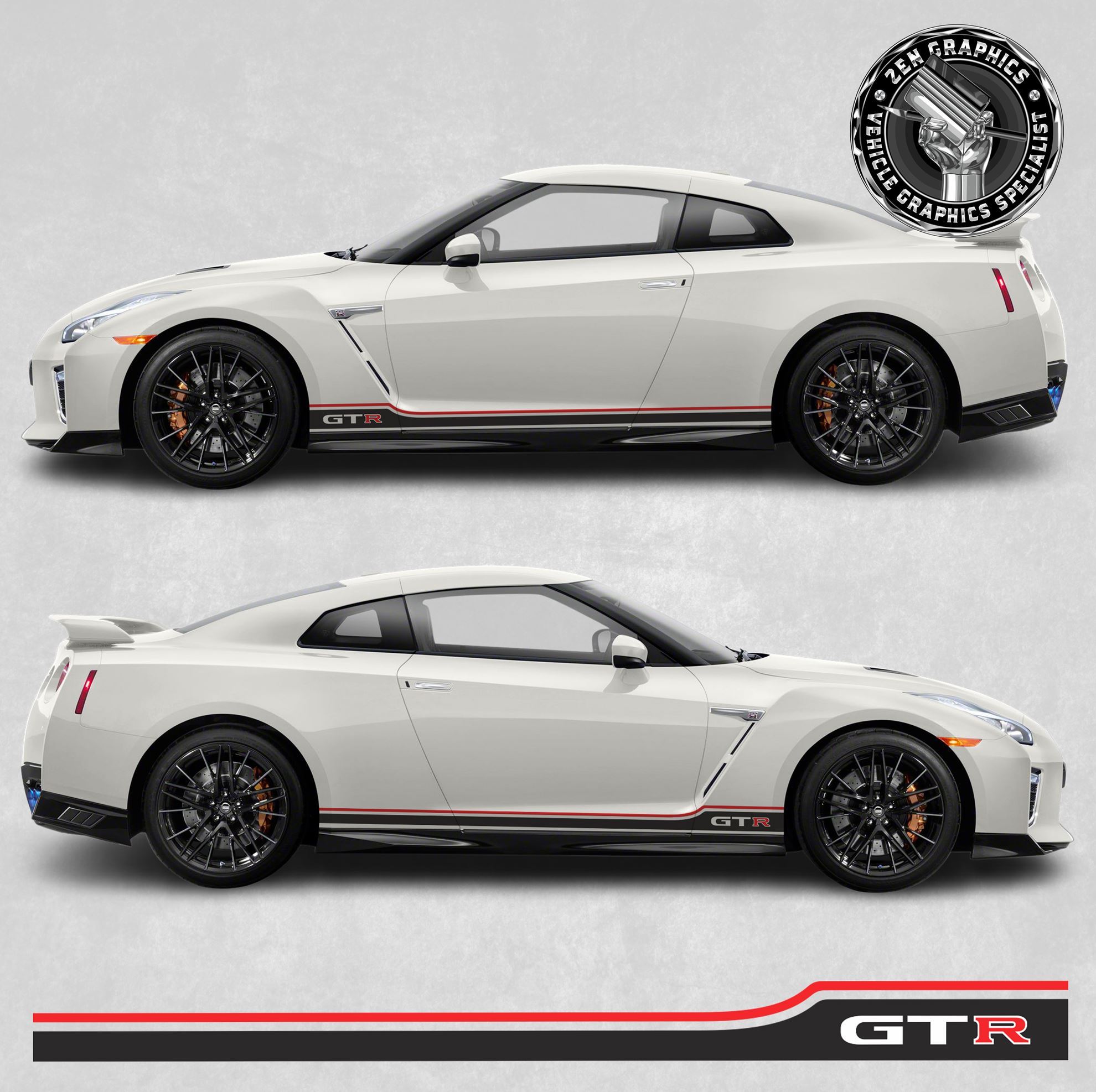 Zen Graphics - GTR side Stripes