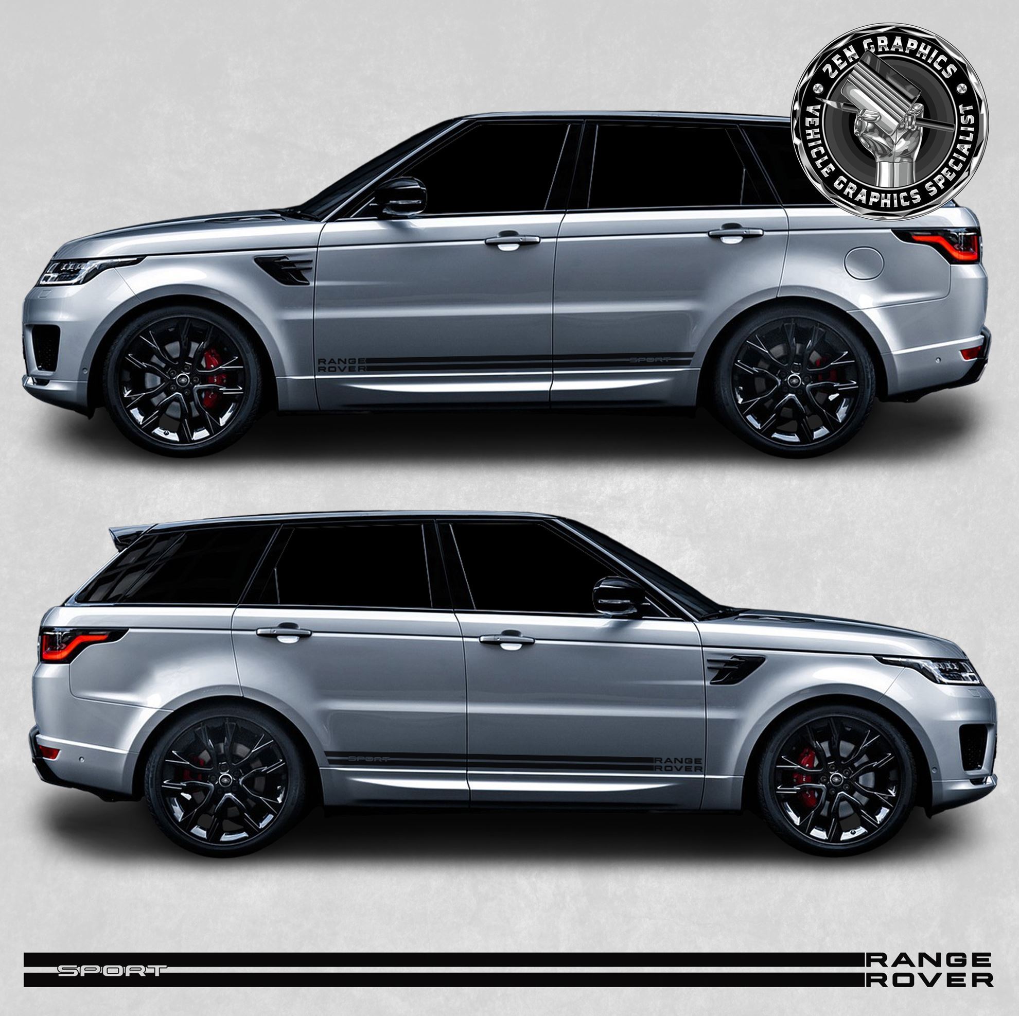 Zen Graphics - Range Rover Sport side stripes