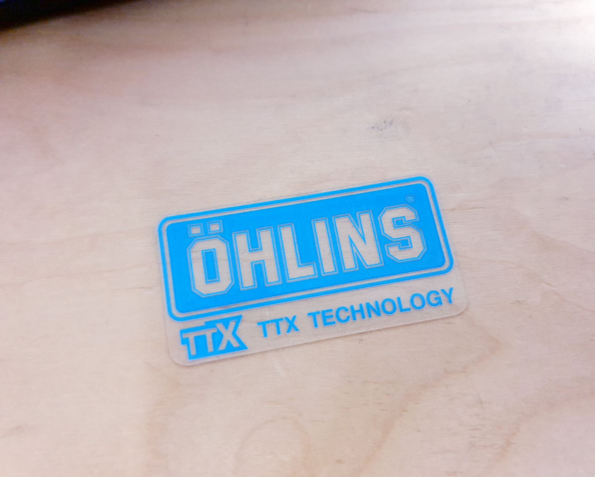 Zen Graphics - Ohlins replacement TTX Gas Shock Decals / Stickers