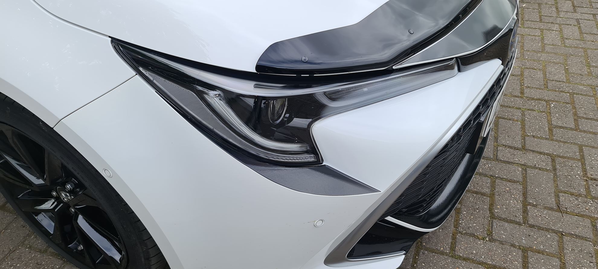 Zen Graphics - E210 MK12 Hatchback Headlight Bumper Vinyl overlay Decal