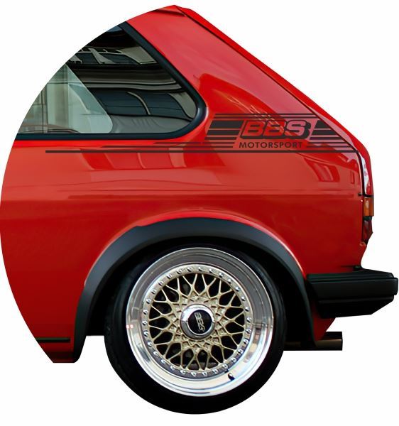 Zen Graphics - Golf MK1 BBS side Decals / Stickers