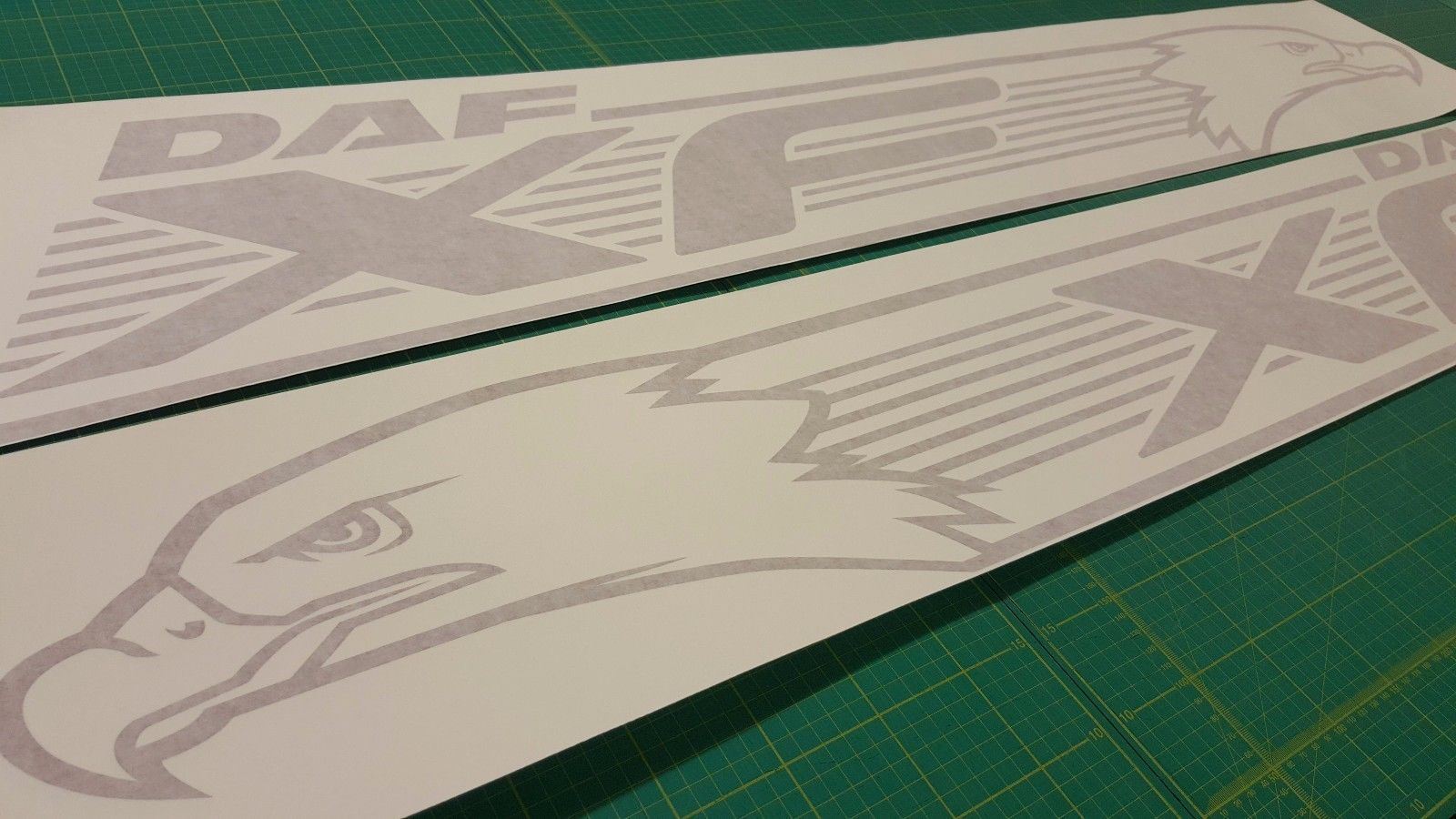 Zen Graphics - DAF XF Euro 6 side Eagle XF roof Graphics / Stickers