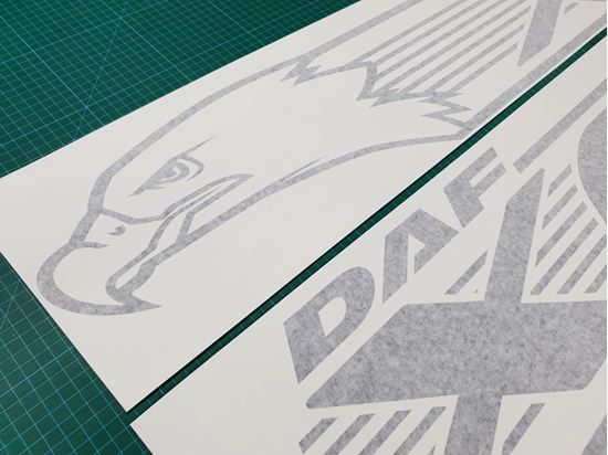 Zen Graphics - DAF XF Euro 6 side Eagle XF roof Graphics / Stickers