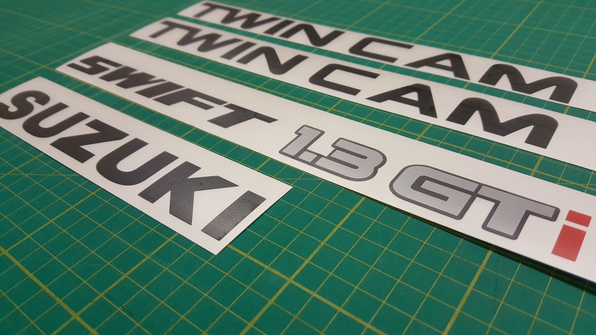 Zen Graphics - Swift 1.3 GTi Twin Cam 16 Valve replacement Decals ...