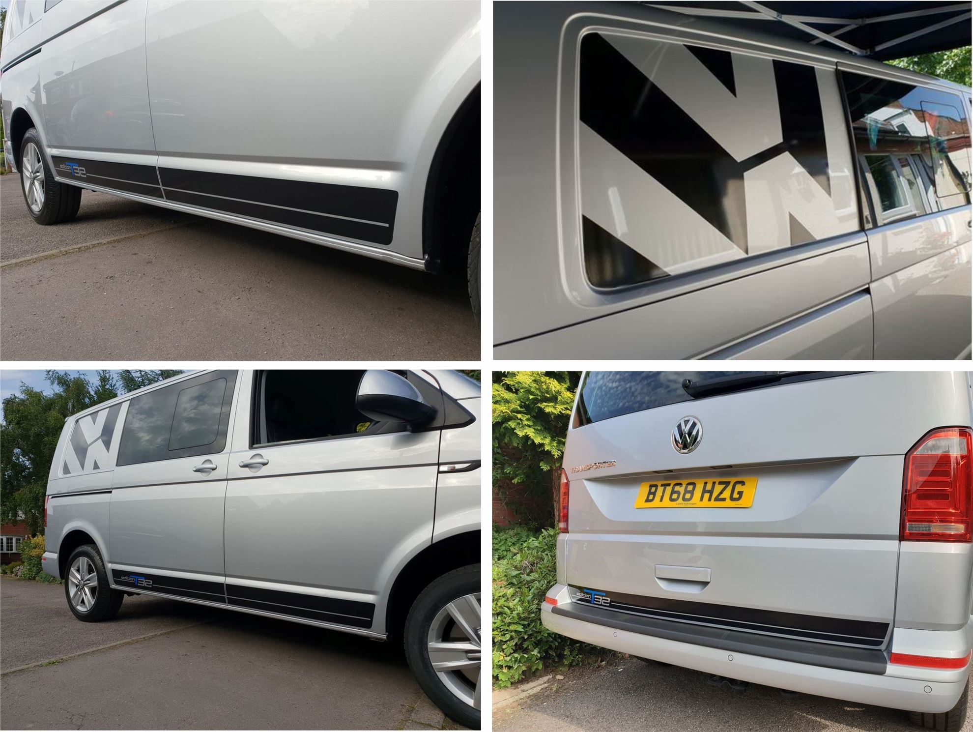Zen Graphics - VW T6 "Edition T32" side Panel, side Stripes & rear ...