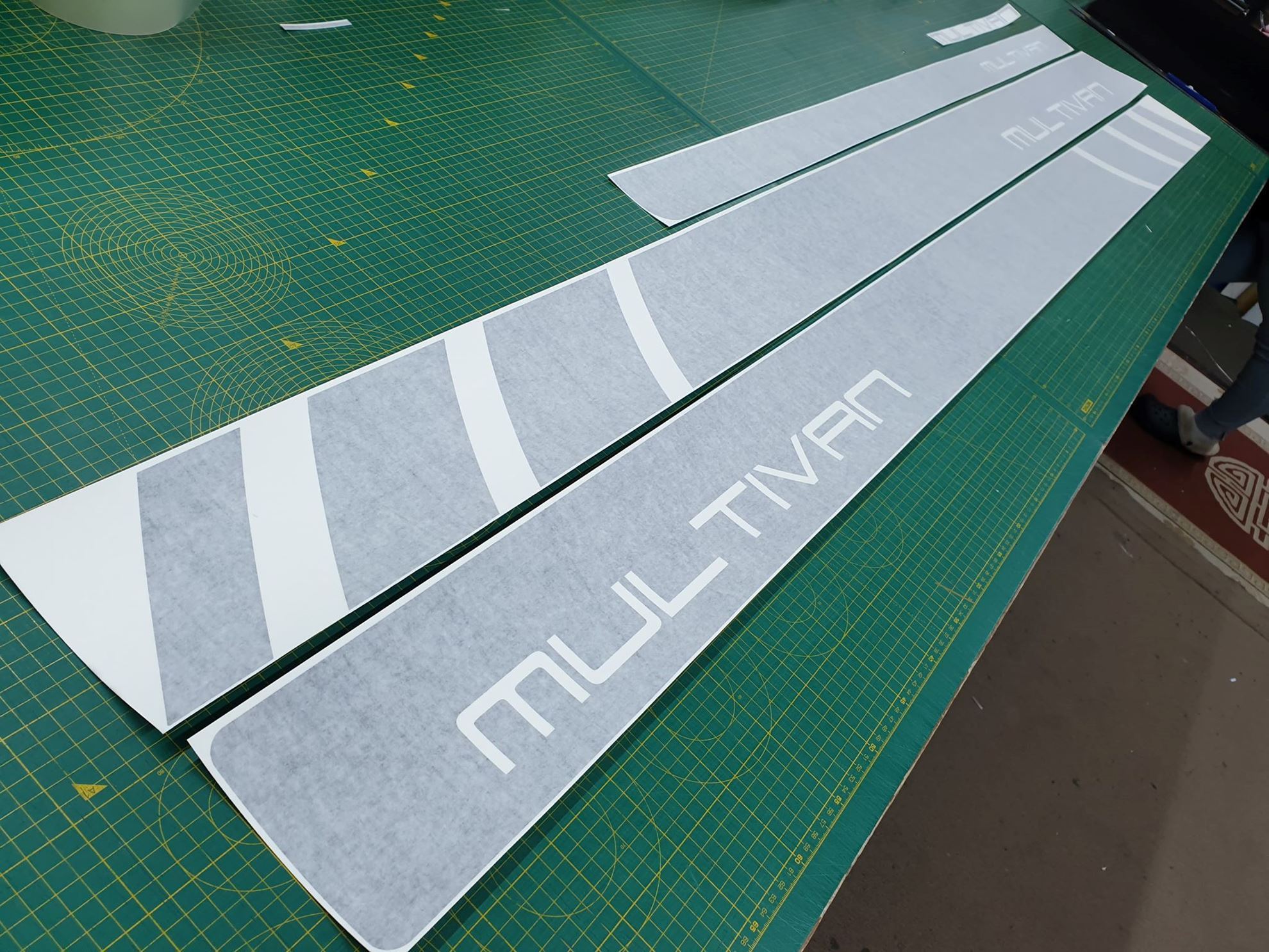 Zen Graphics - Transporter T6 Multivan side & rear Stripes / Stickers