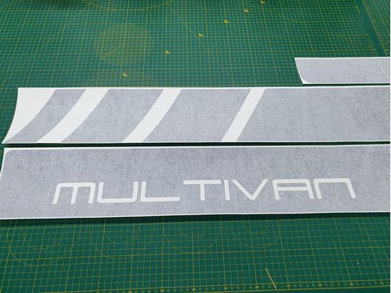 Zen Graphics - Transporter T6 Multivan side & rear Stripes / Stickers