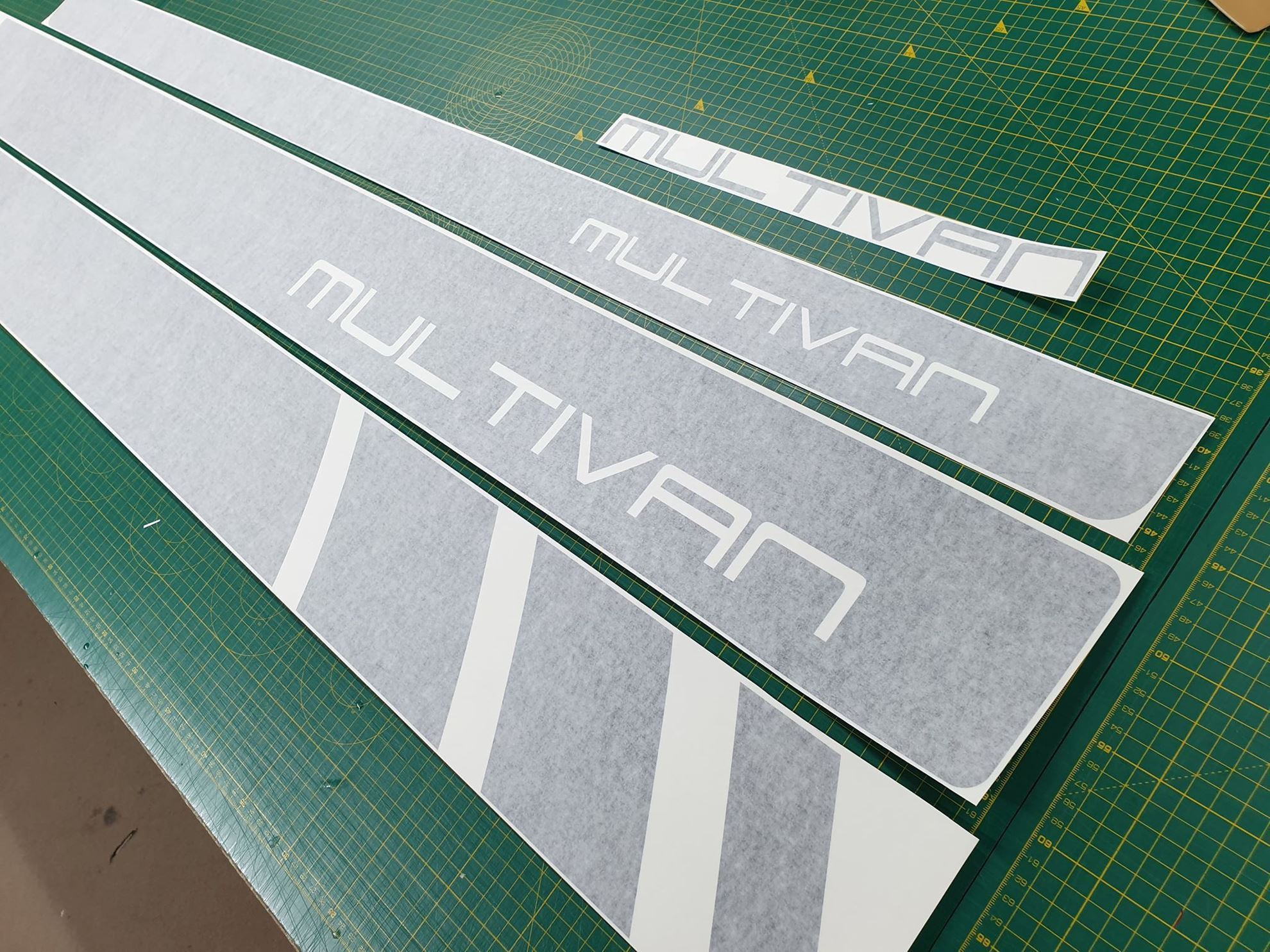 Zen Graphics - Transporter T6 Multivan side & rear Stripes / Stickers