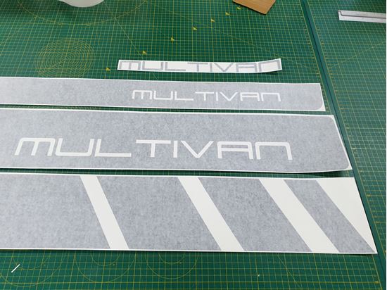 Zen Graphics - Transporter T6 Multivan side & rear Stripes / Stickers