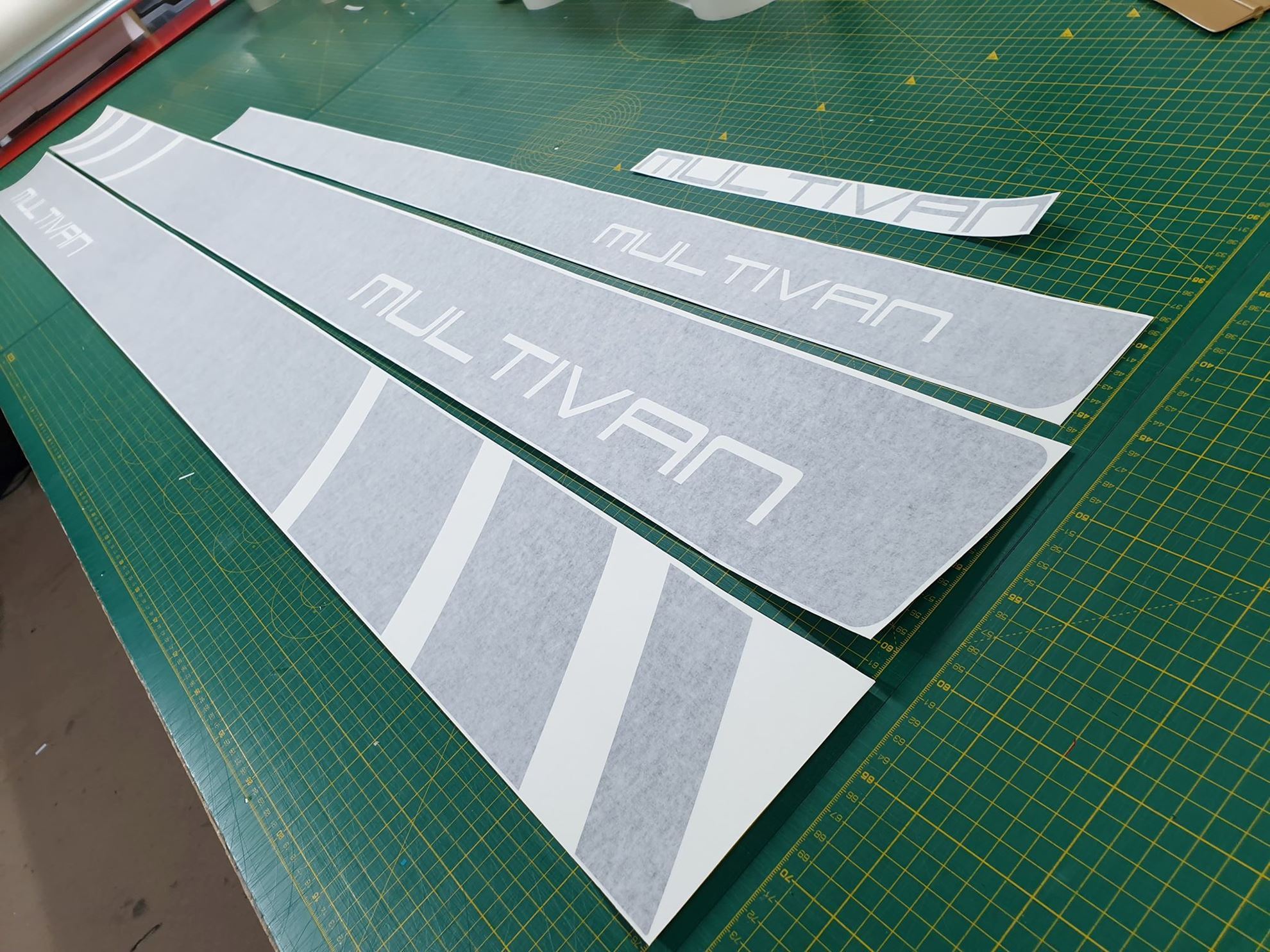 Zen Graphics - Transporter T6 Multivan side & rear Stripes / Stickers
